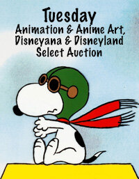 Tuesday Animation and Anime Art, Disneyana and Disneyland Select ...