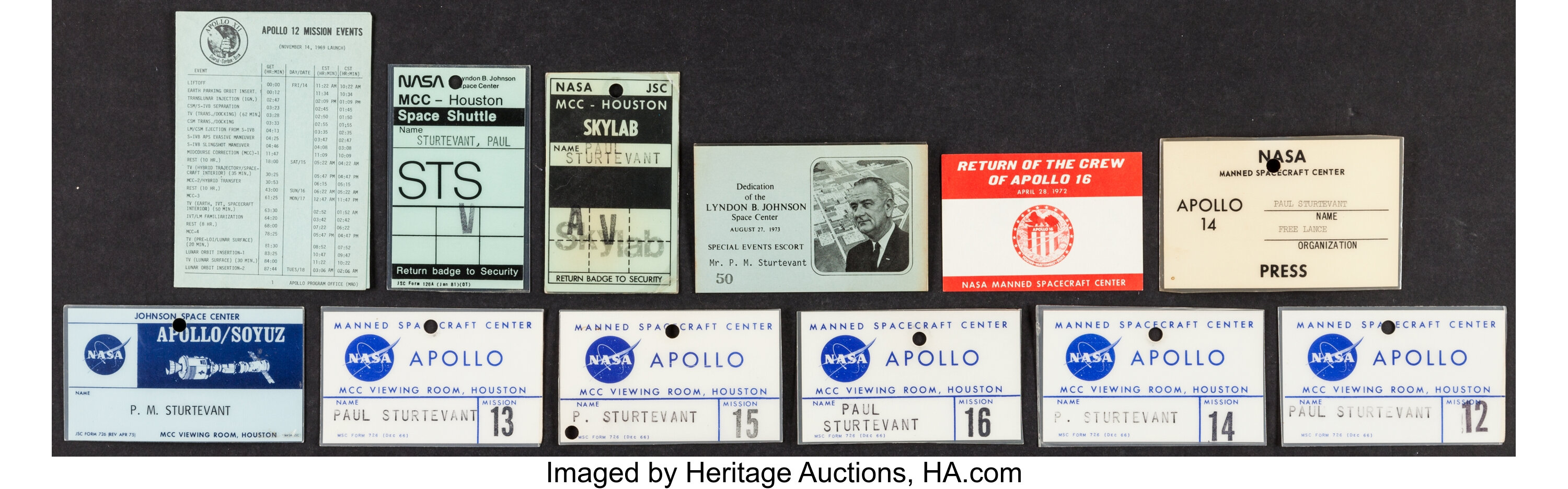 NASA Manned Spacecraft Center/ Johnson Space Center Badge and | Lot ...