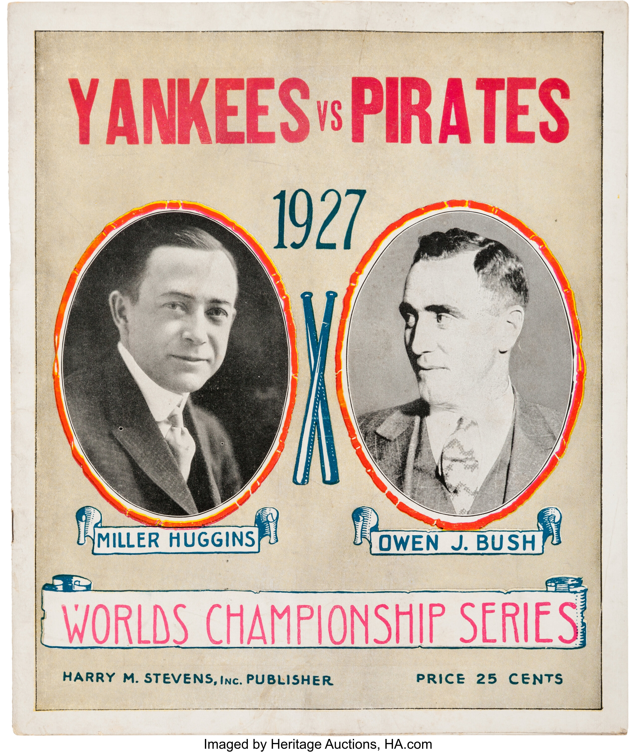 1927 World Series Program (New York Yankees).... Baseball | Lot #81990 ...