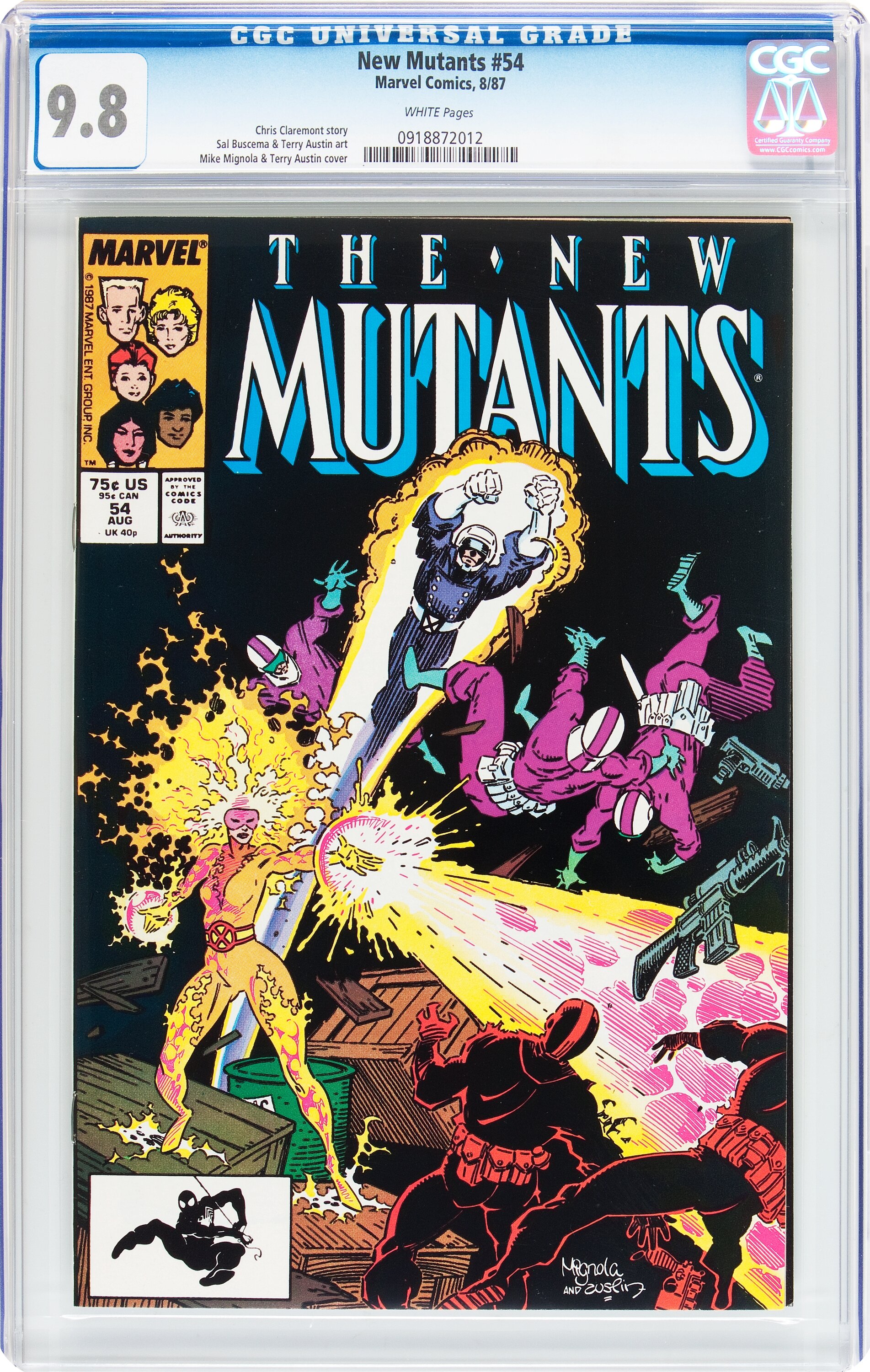 How Much Is The New Mutants #54 Worth? Browse Comic Prices | Heritage ...