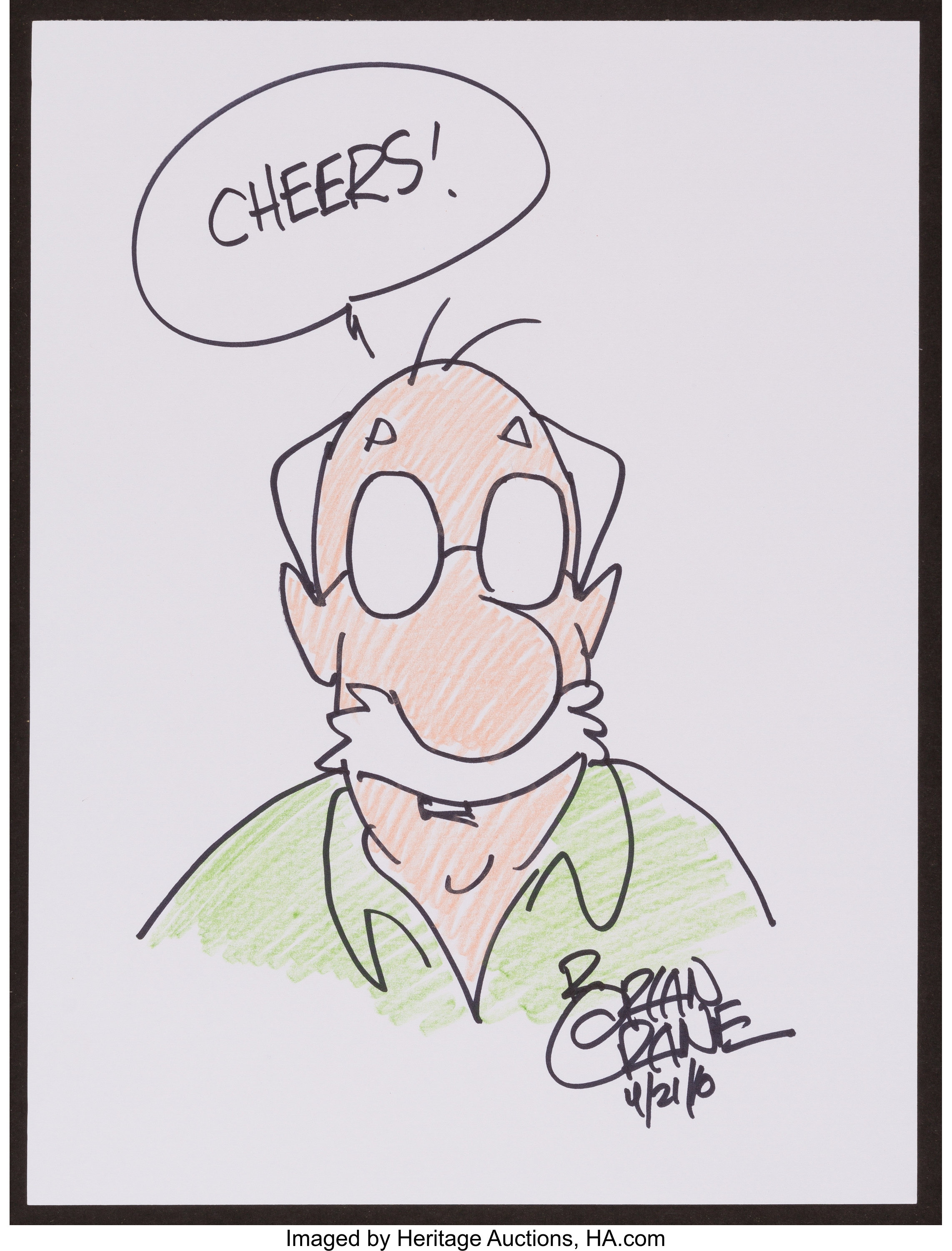 Brian Crane. Doodle for Hunger. Mixed media on paper. 9 x 12 Inches ...