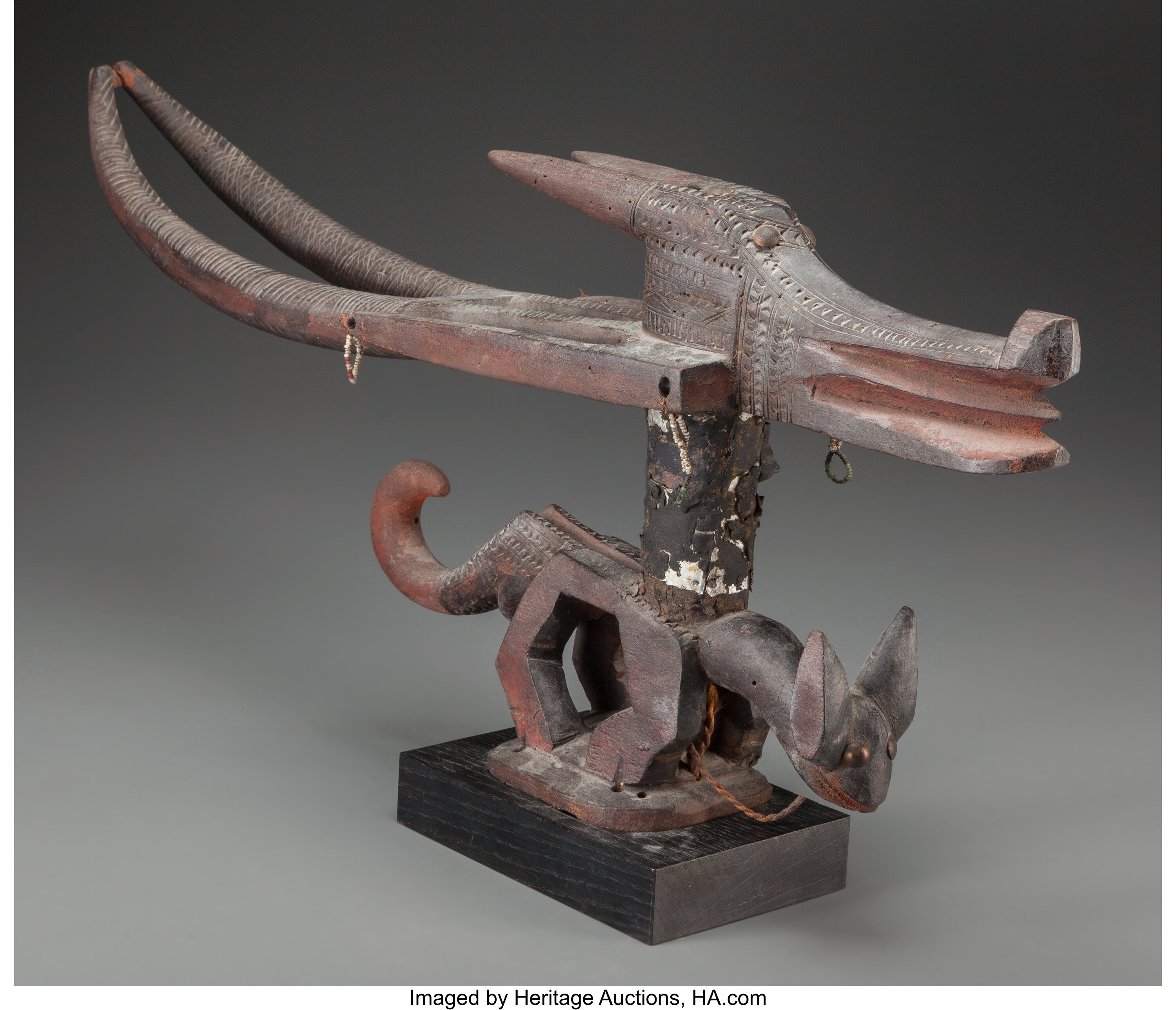 BAMANA, Mali. "Chiwara" Antelope Headpiece... Tribal Art | Lot #70153 ...