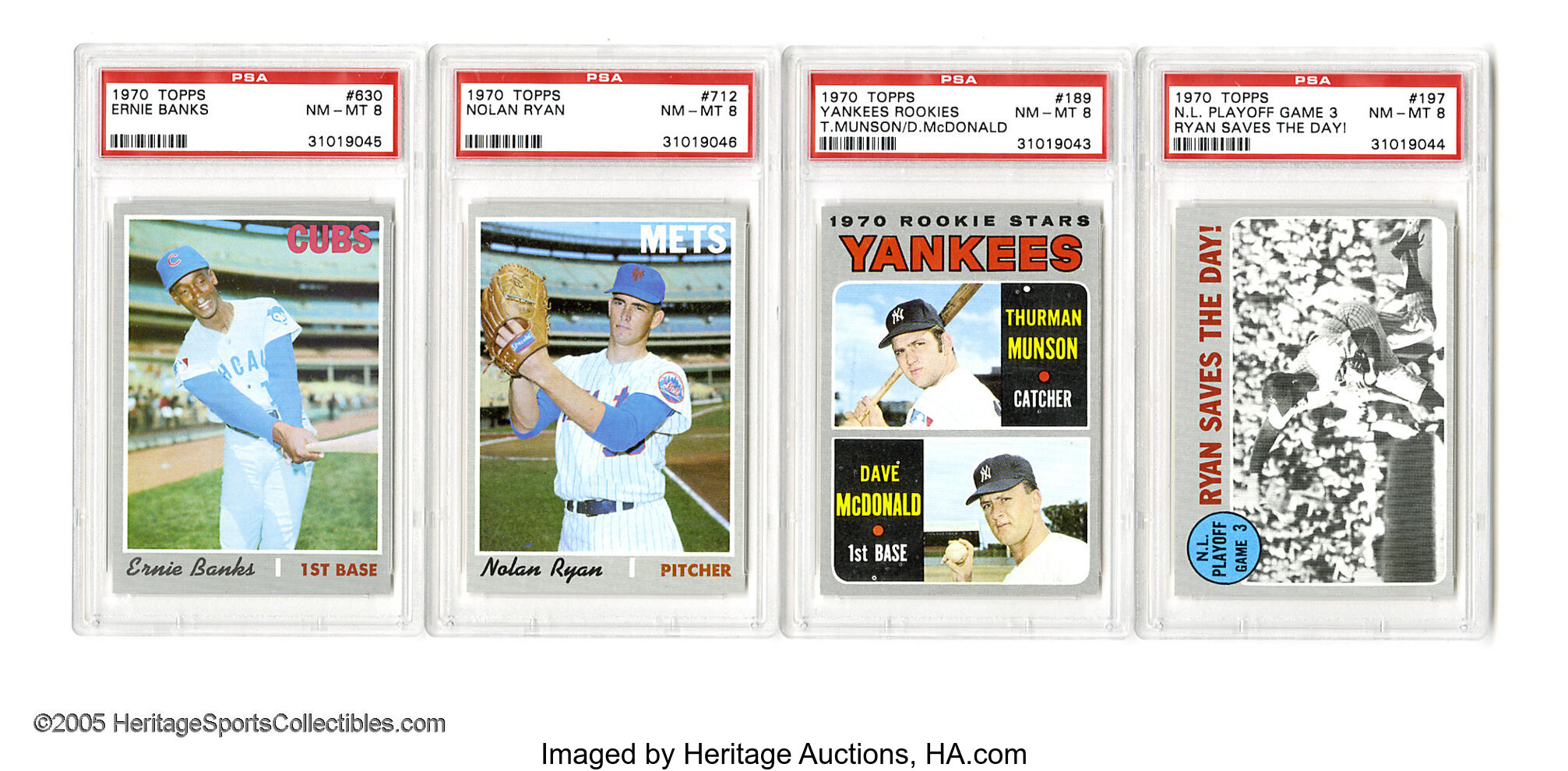 1970 Topps Baseball Complete Set (720ct.). The 1970 Topps baseball ...
