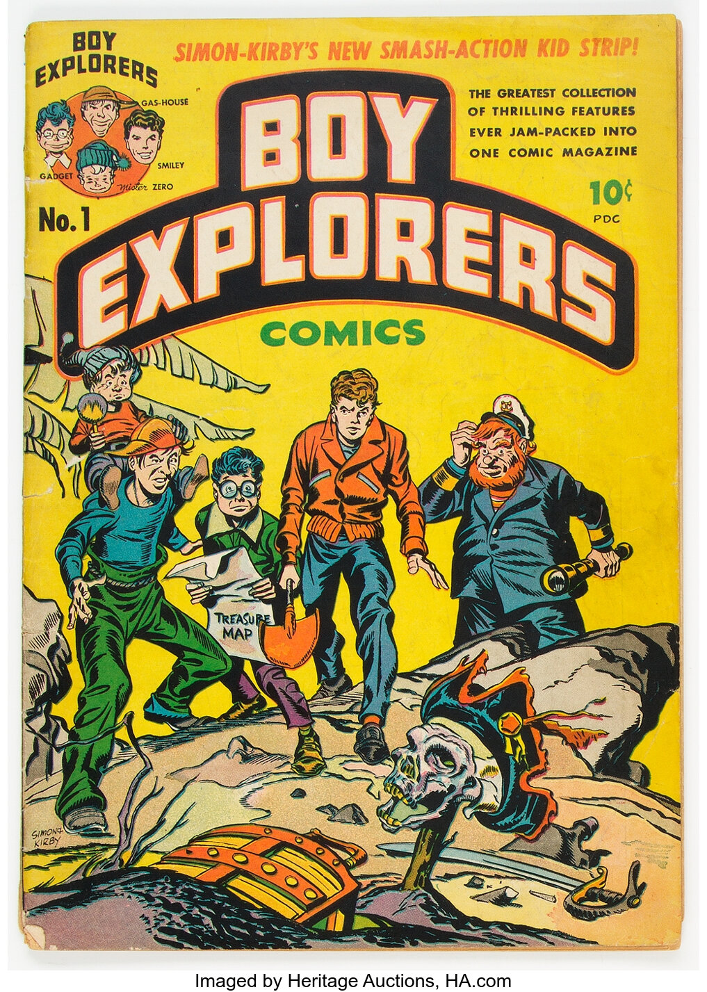 Boy Explorers Comics #1 (Harvey, 1946) Condition: GD.... Golden Age ...