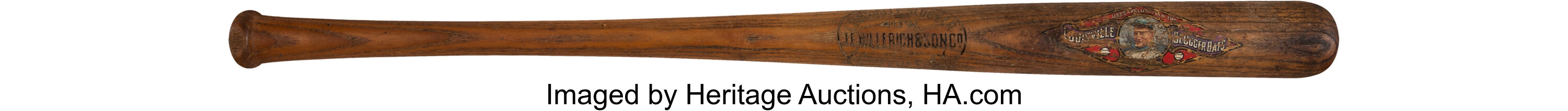 1910-15 Honus Wagner Decal Bat.... Baseball Collectibles Bats | Lot ...