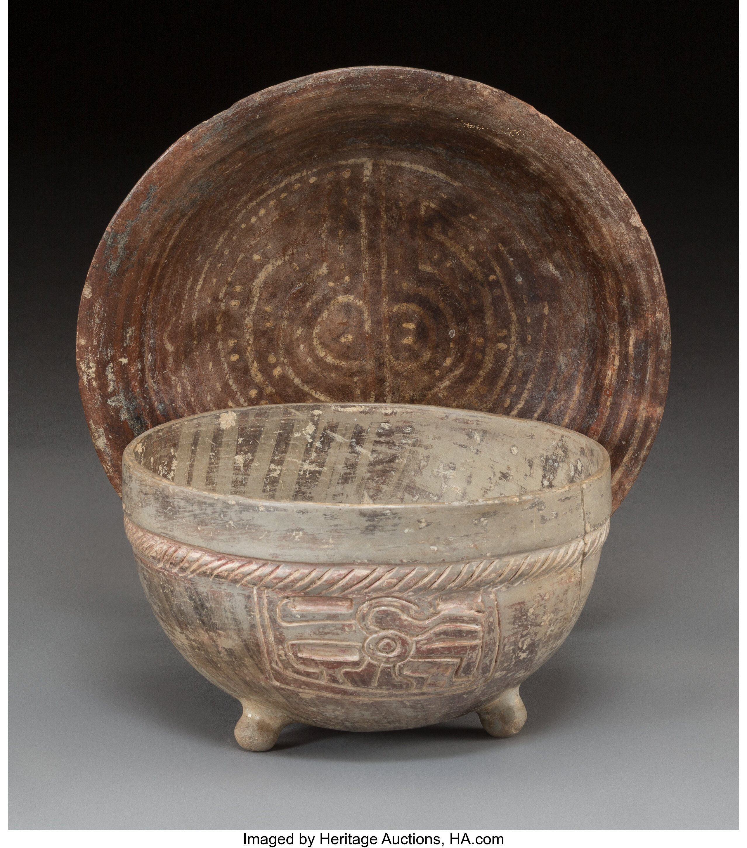 Two Pre-Columbian Vessels... Pre-Columbian Ceramics | Lot #70638 ...