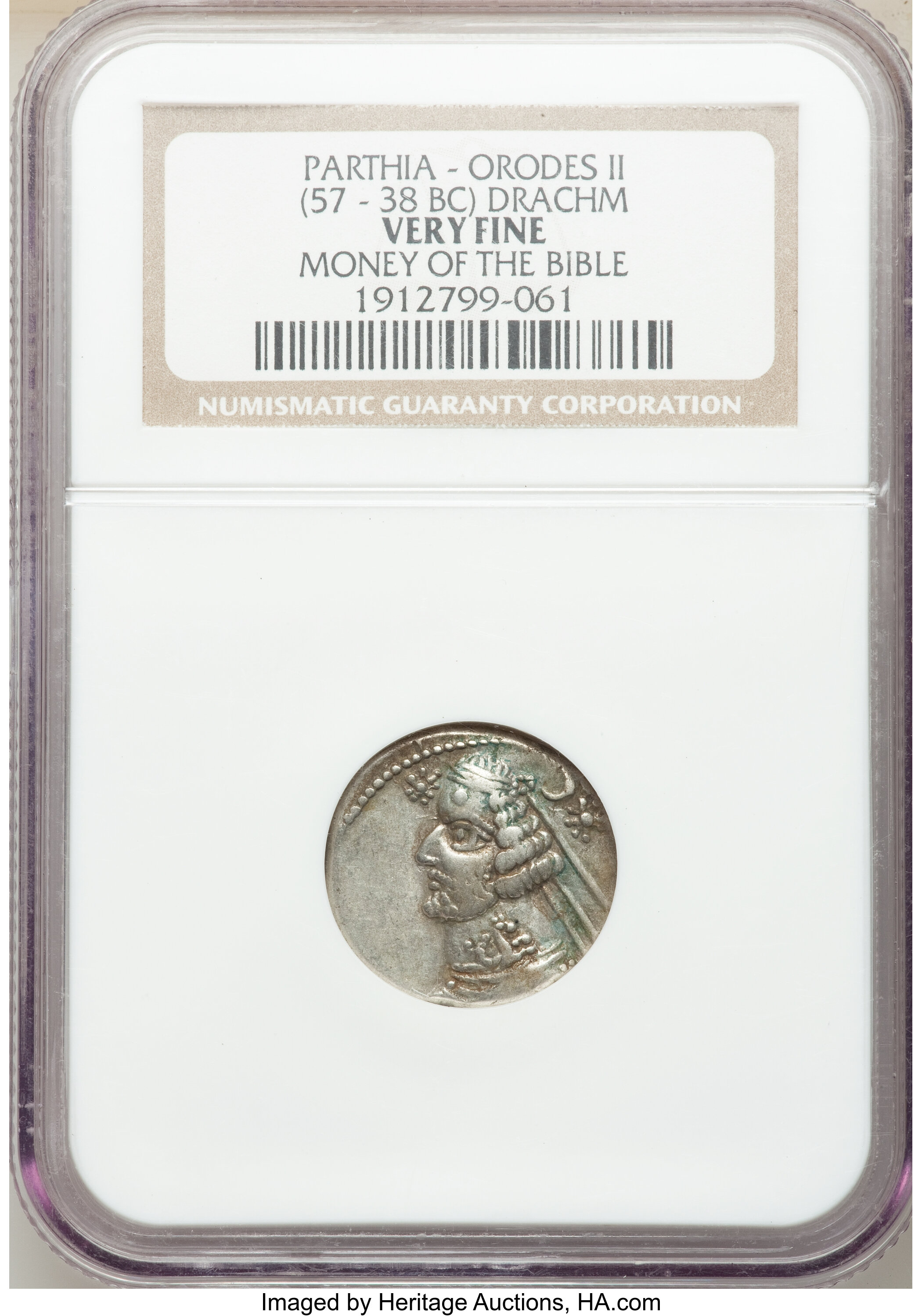 Ancients: PARTHIAN KINGDOM. Orodes II (ca. 57-38 BC). AR drachm | Lot ...