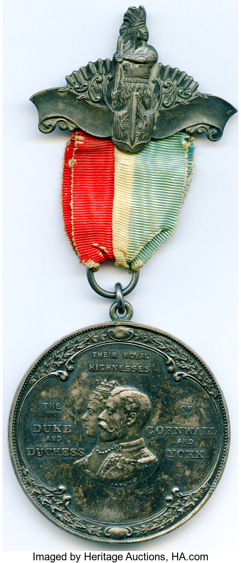 Canada: Edward VII silver "Calgary Assembly of Indian Tribes - | Lot ...