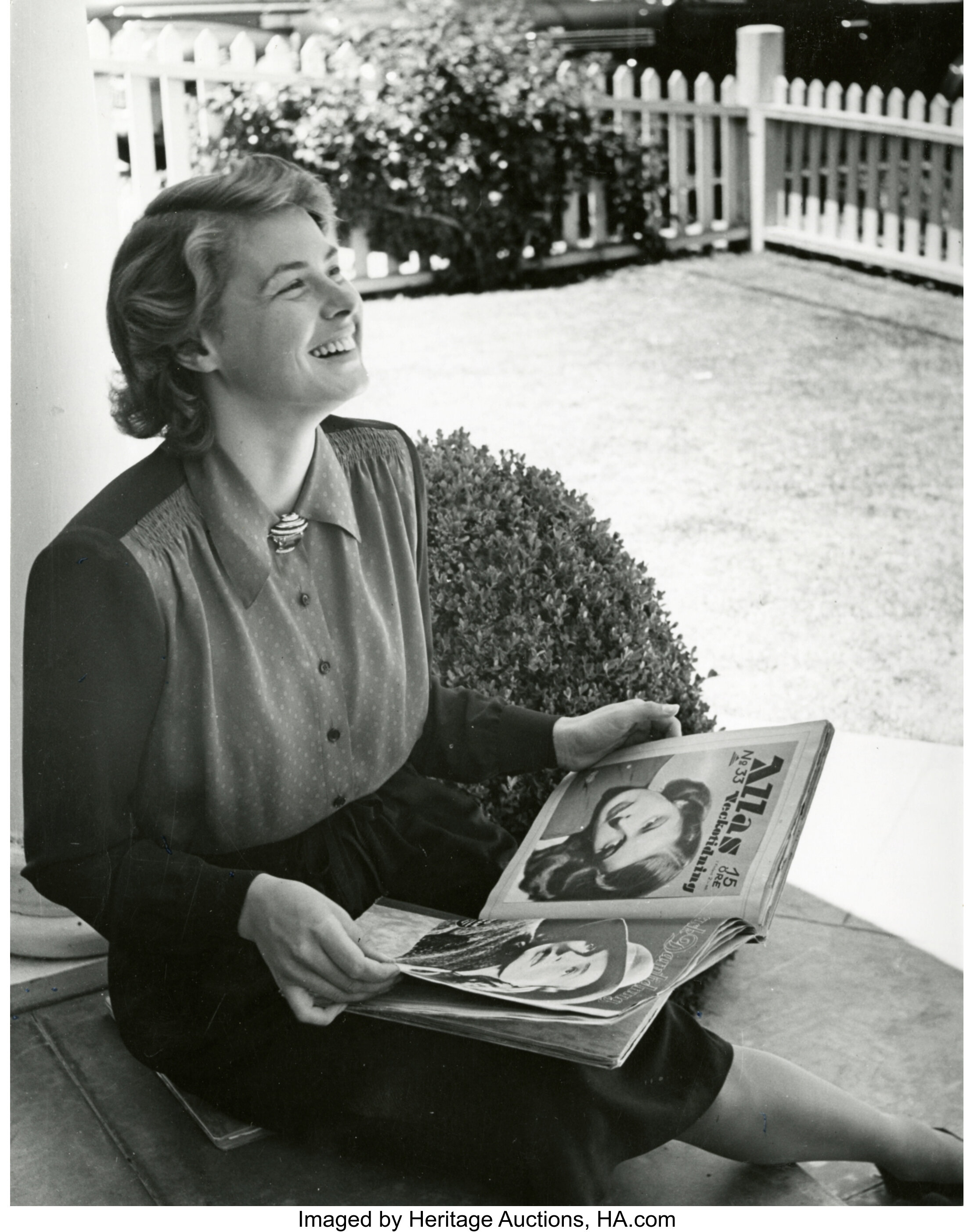 Ingrid Bergman collection of (25+) original camera negatives and | Lot ...