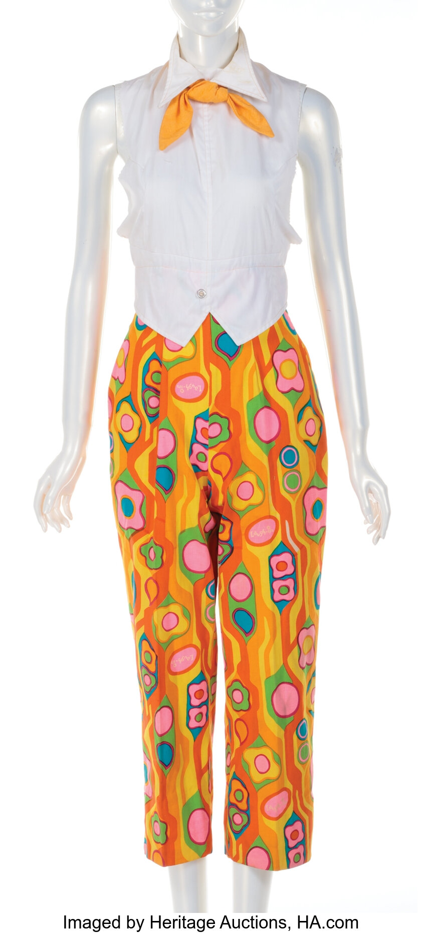 Goldie Hawn psychedelic jumper from Rowan & Martin's Laugh-In.... | Lot ...