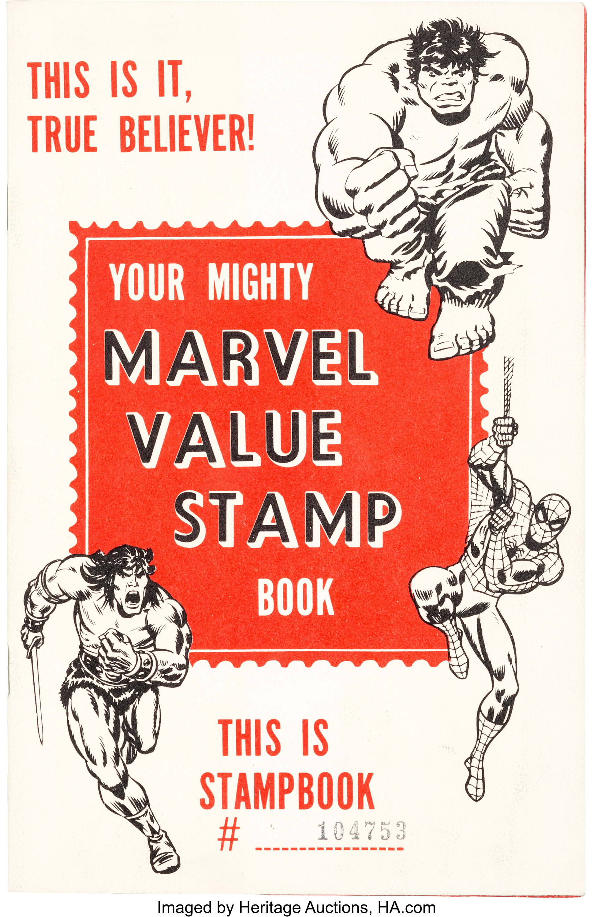 Marvel Value Stamp Book (Marvel, 1974). ... Books General | Lot #97378 ...