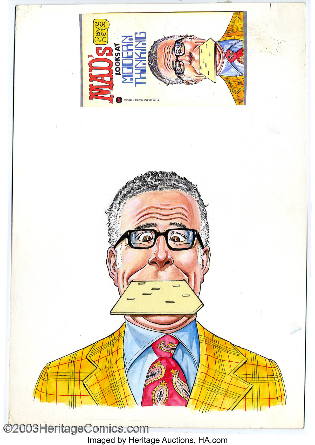 Dave Berg - Original Cover Art for Mad's Dave Berg Looks at Modern ...