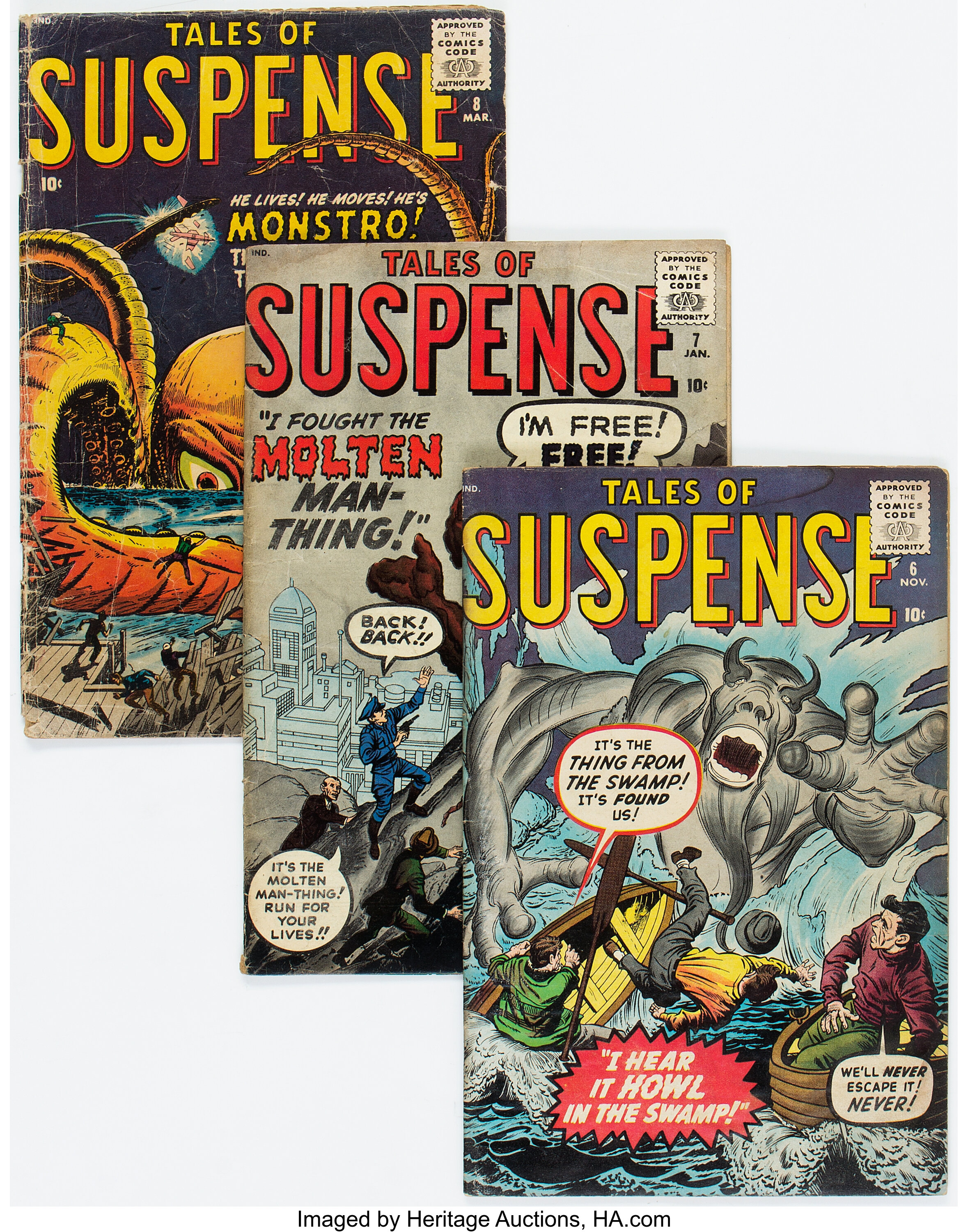 Tales of Suspense Group of 5 (Marvel, 1959-61).... (Total: 5 Comic ...