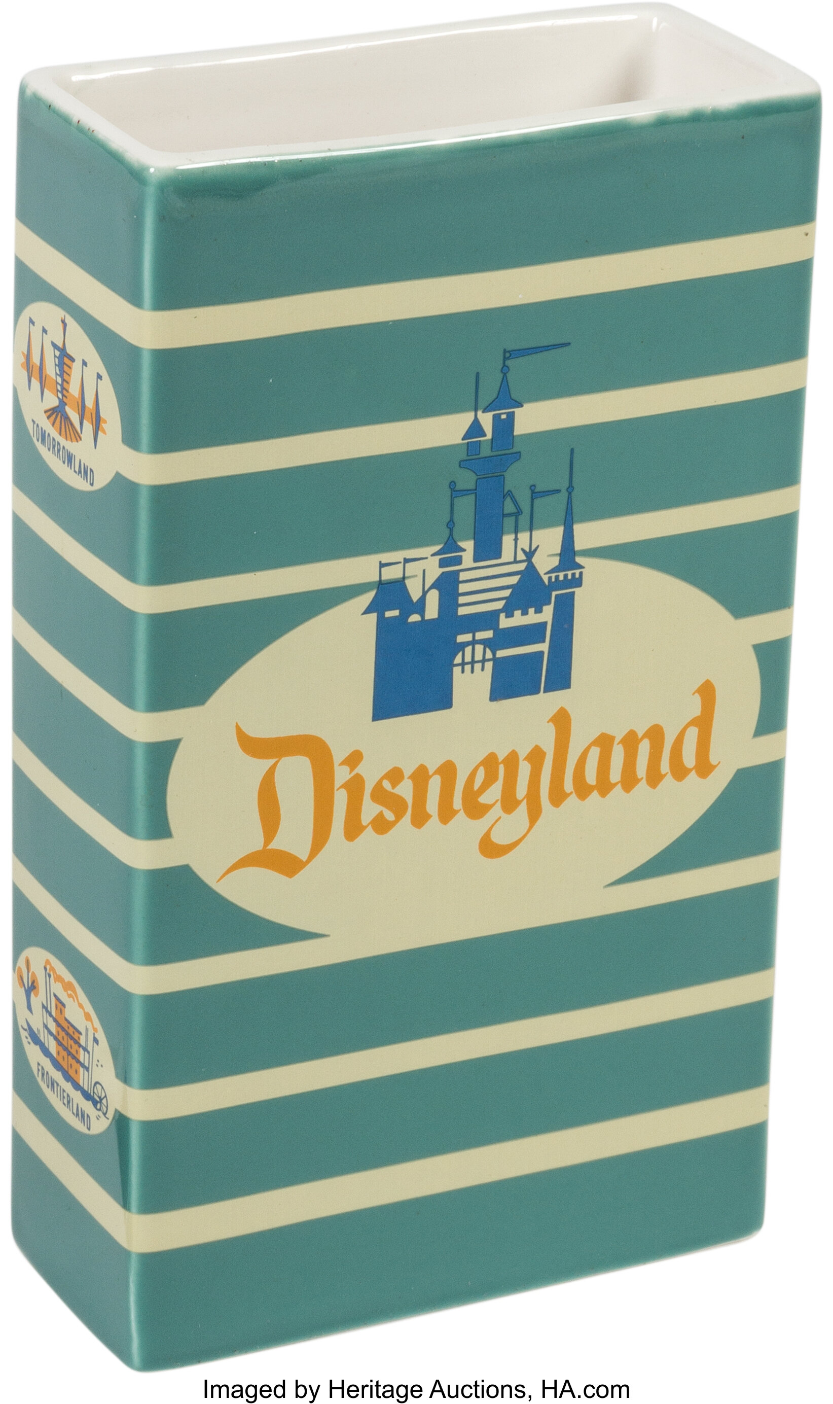 Disneyland - Ceramic Popcorn Box Production Sample (Walt Disney, | Lot ...