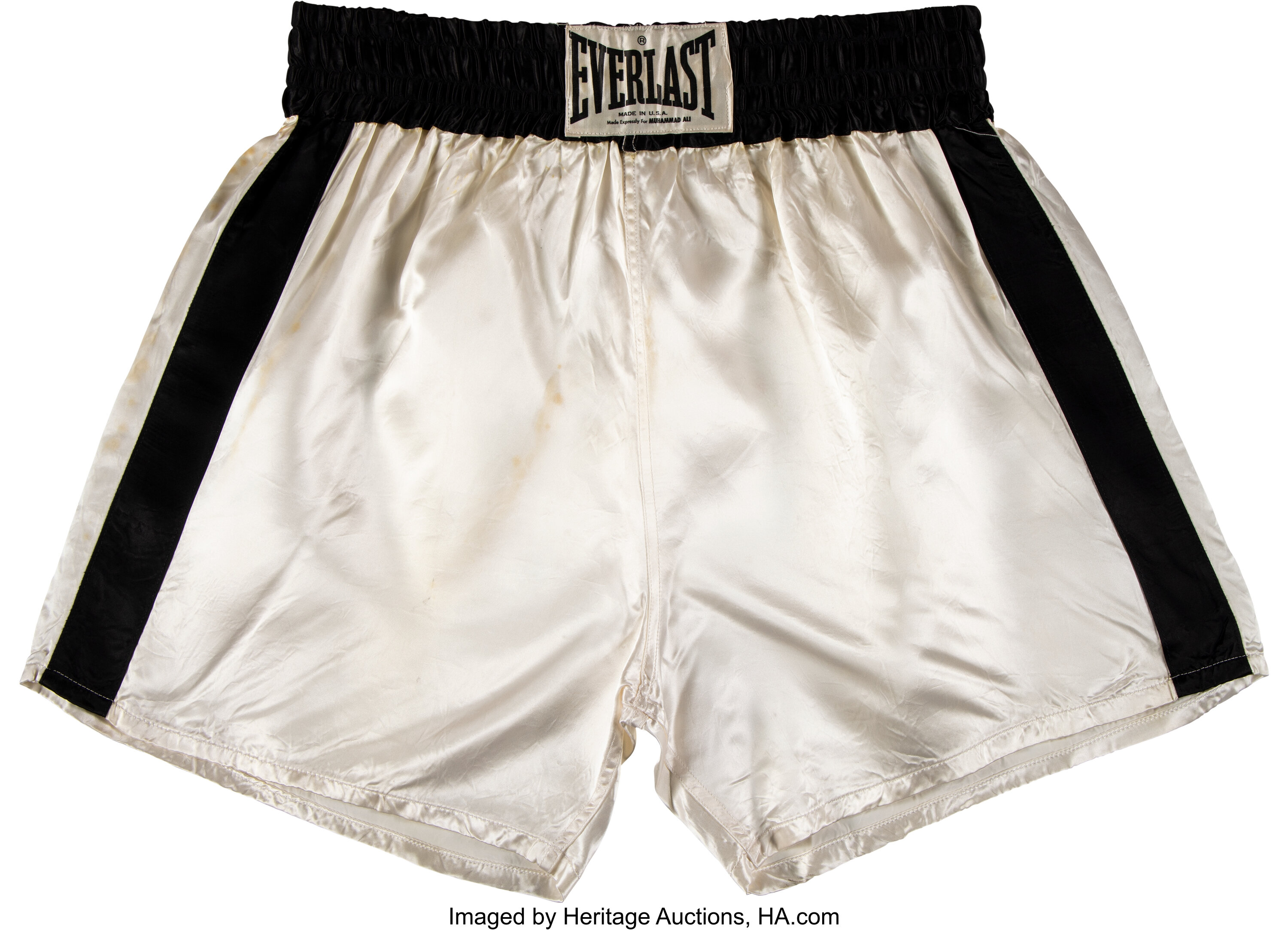 1974 Muhammad Ali Training Worn Trunks.... Boxing Collectibles | Lot ...