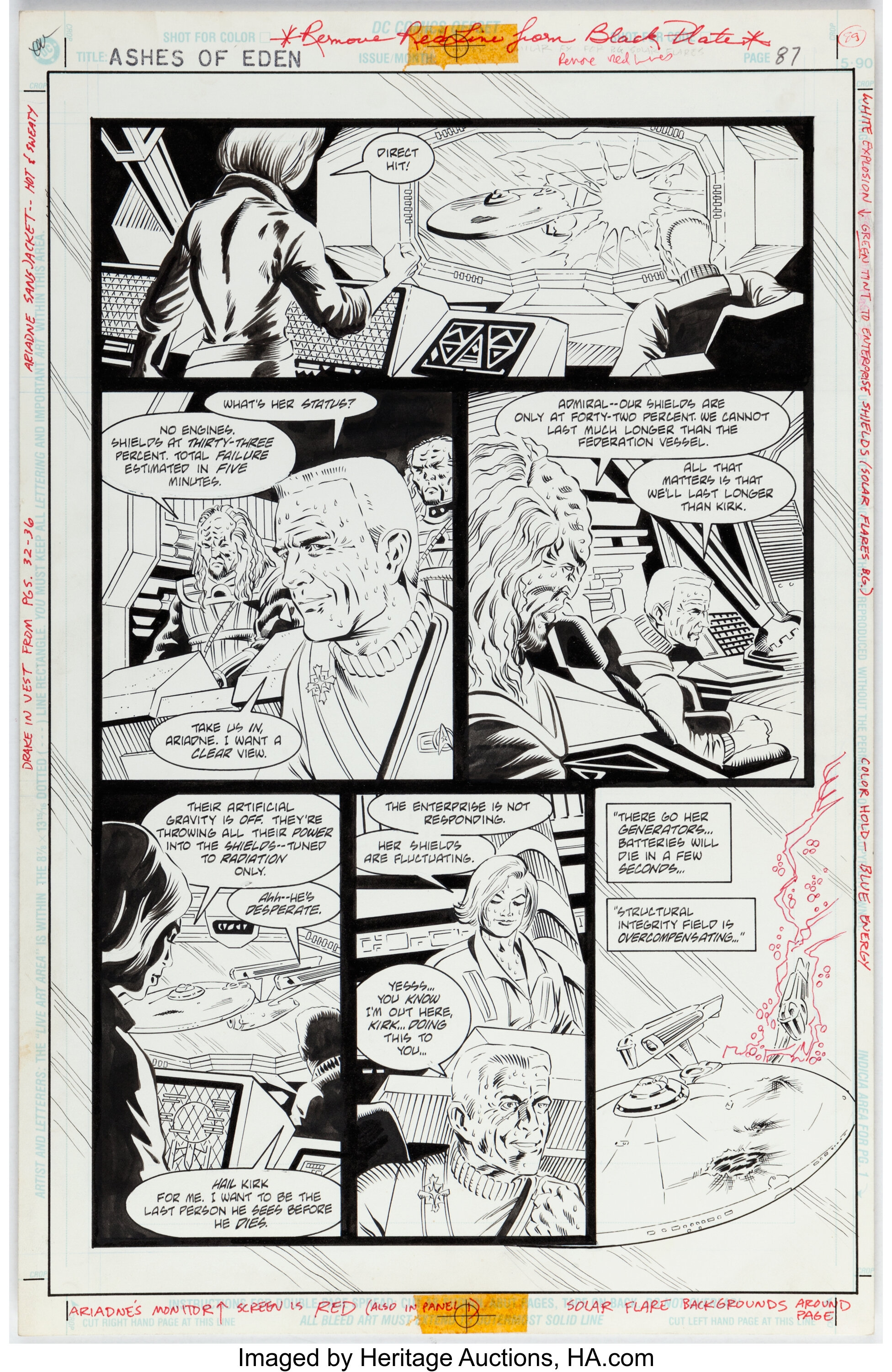 Steve Erwin and Jimmy Palmiotti Star Trek: The Ashes of Eden Story ...