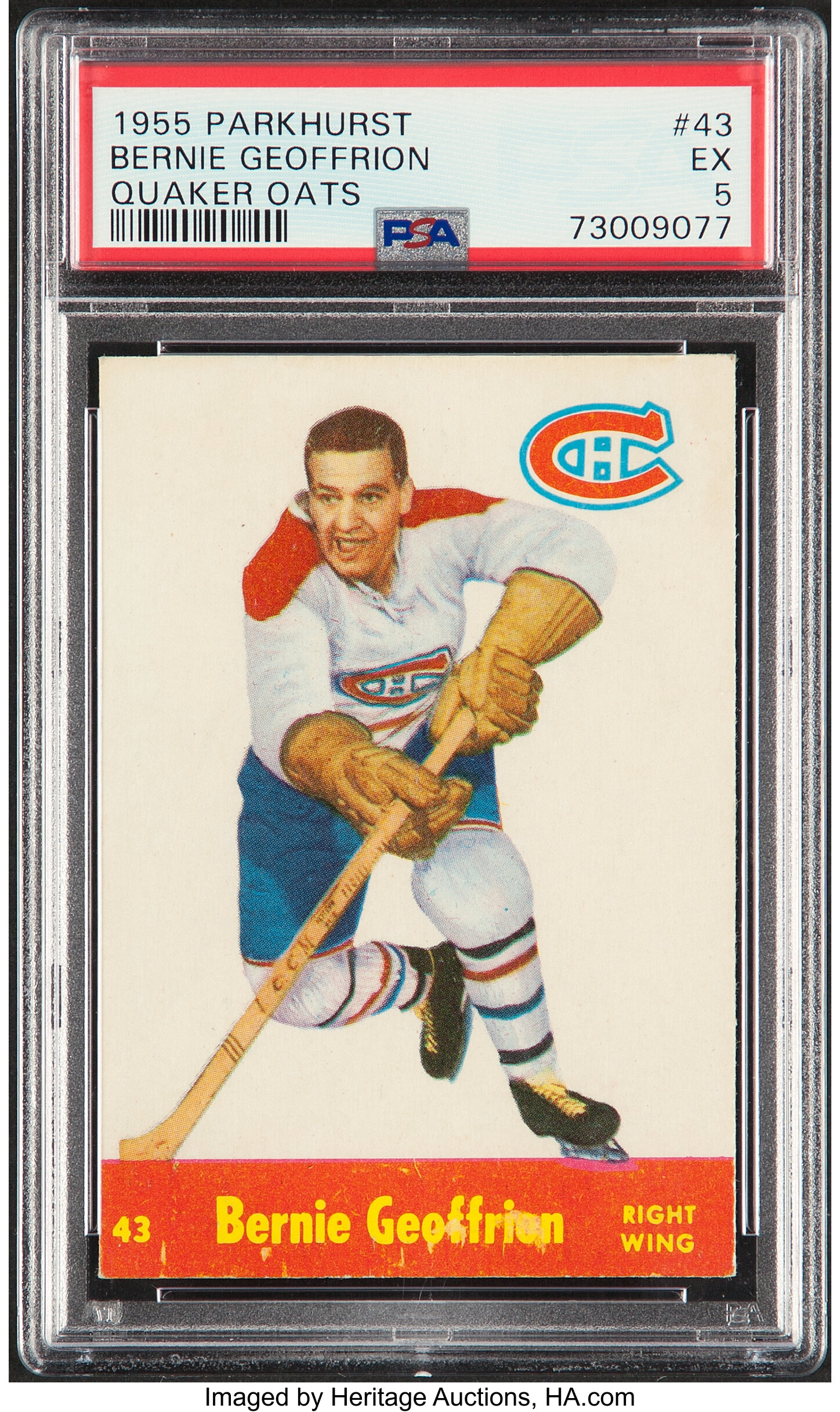 1951 Through 1958 Parkhurst and Quaker Oats Hockey Collection (52 ...