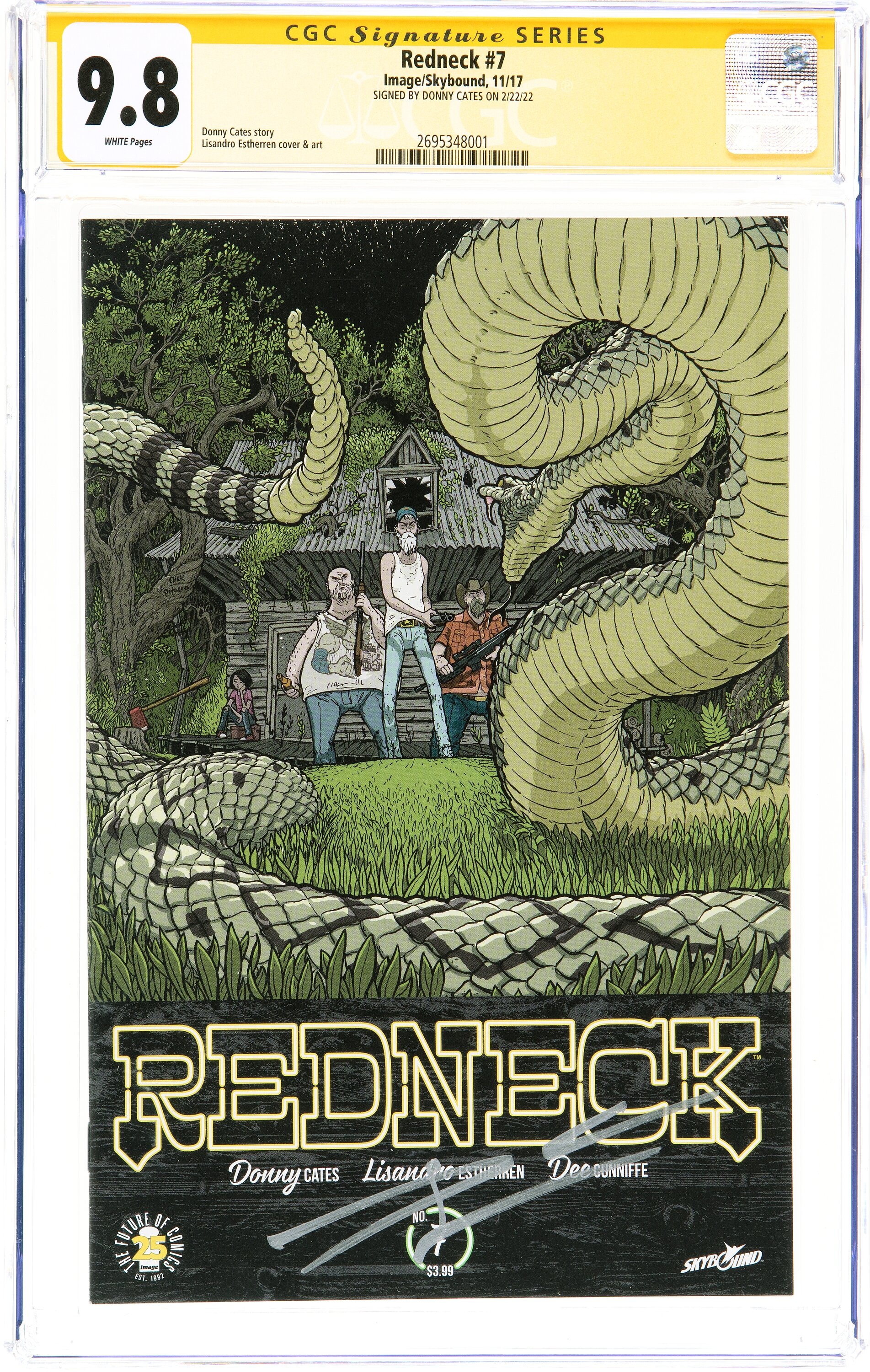 Redneck #7 Signature Series: Donny Cates (Image/Skybound, 2017) CGC ...