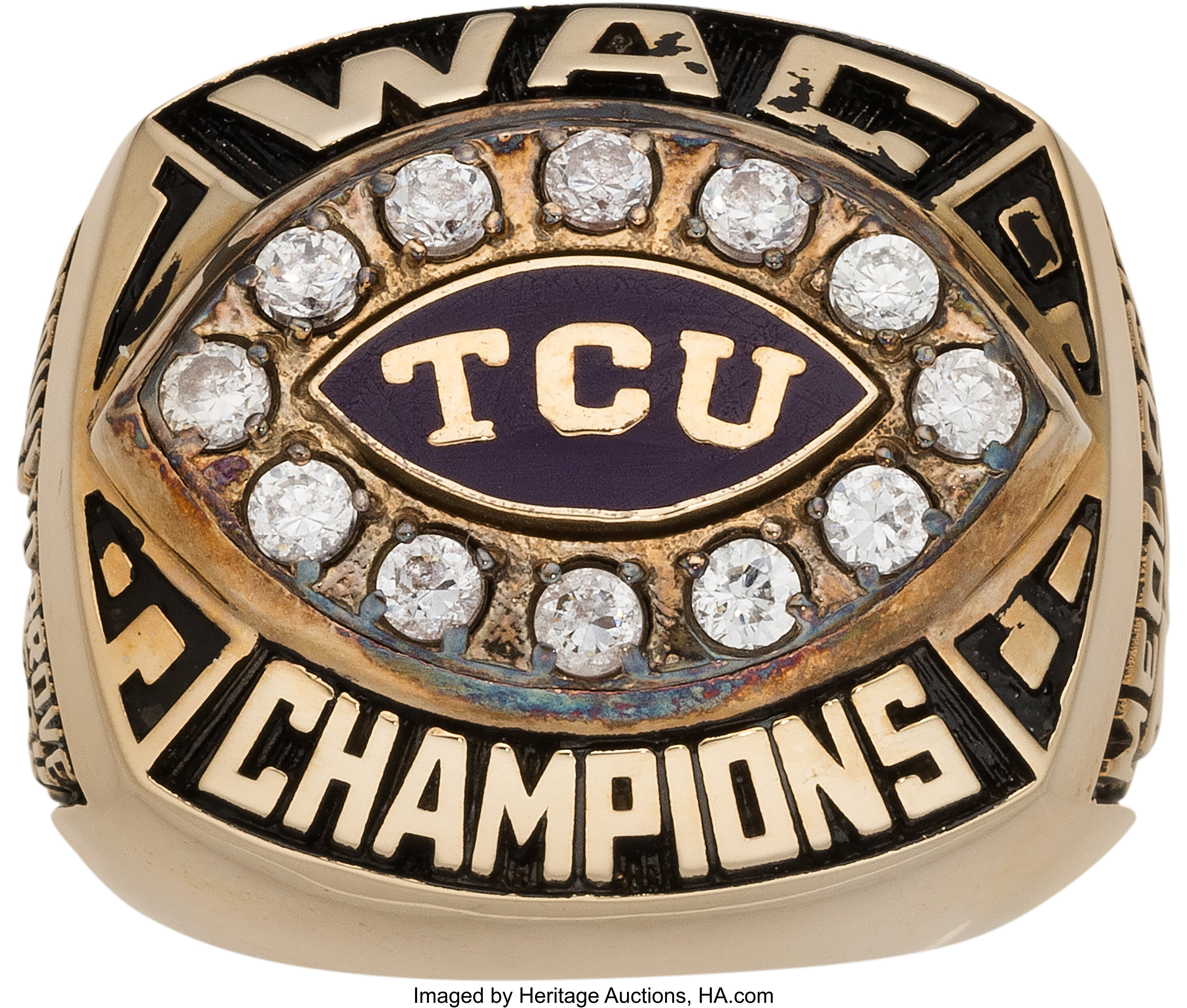 1999 TCU Horned Frogs WAC Championship Ring. ... Football | Lot #82053 ...