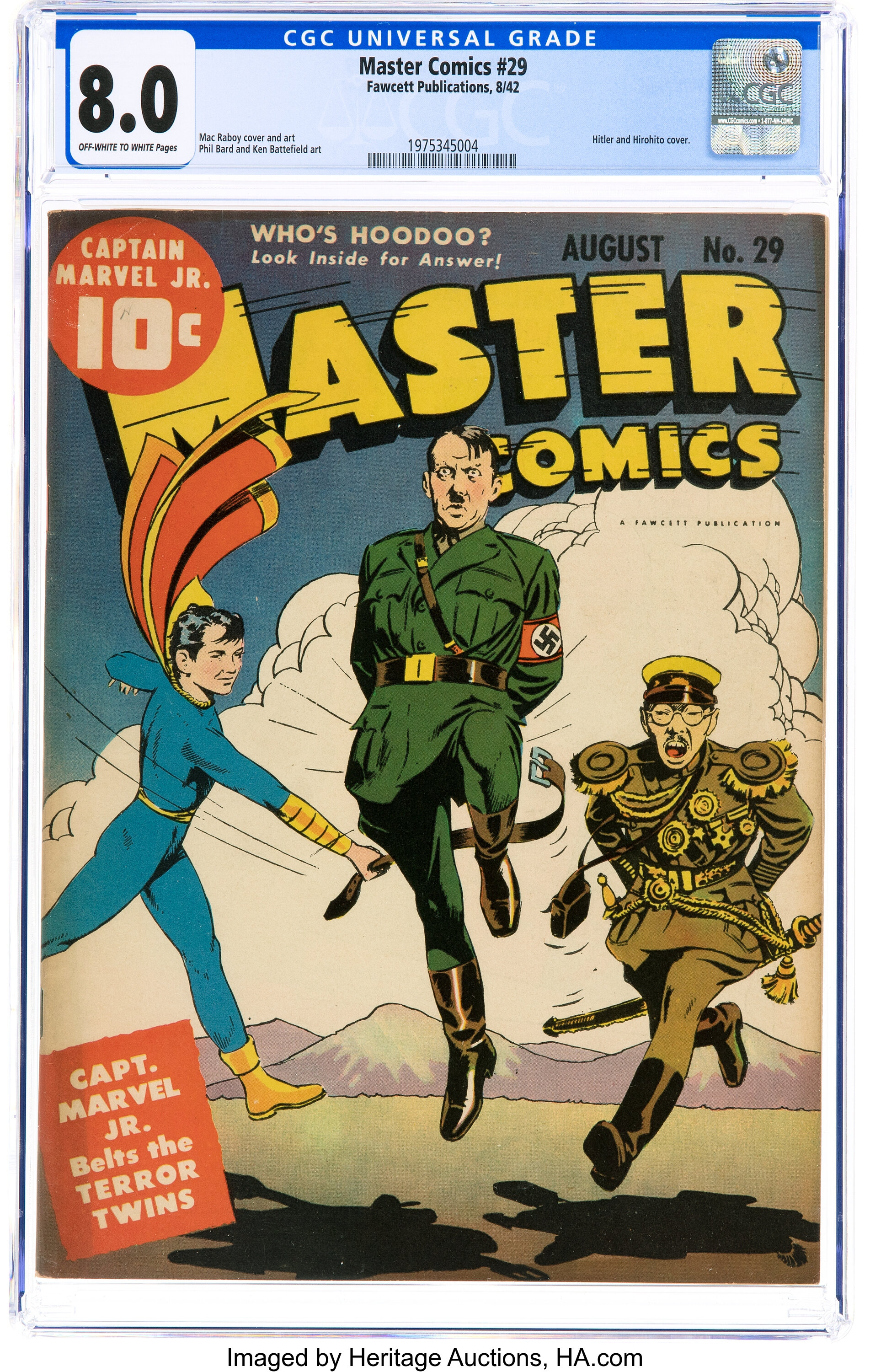 Master Comics #29 (Fawcett Publications, 1942) CGC VF 8.0 Off-white ...