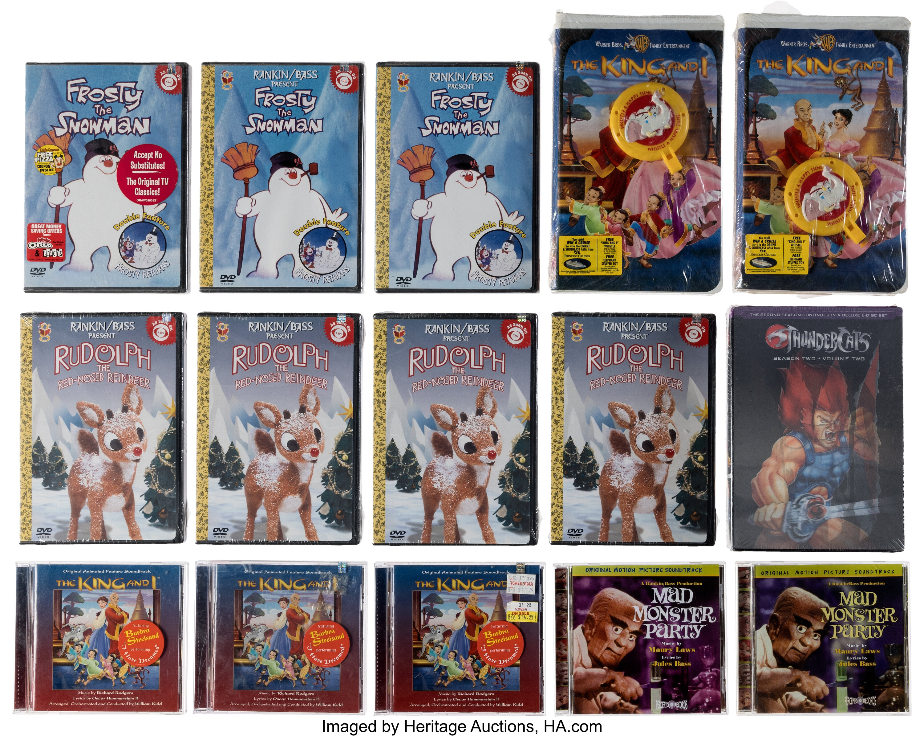 Arthur Rankin, Jr. Estate - Rankin/Bass Productions Lot of 15 DVDs ...