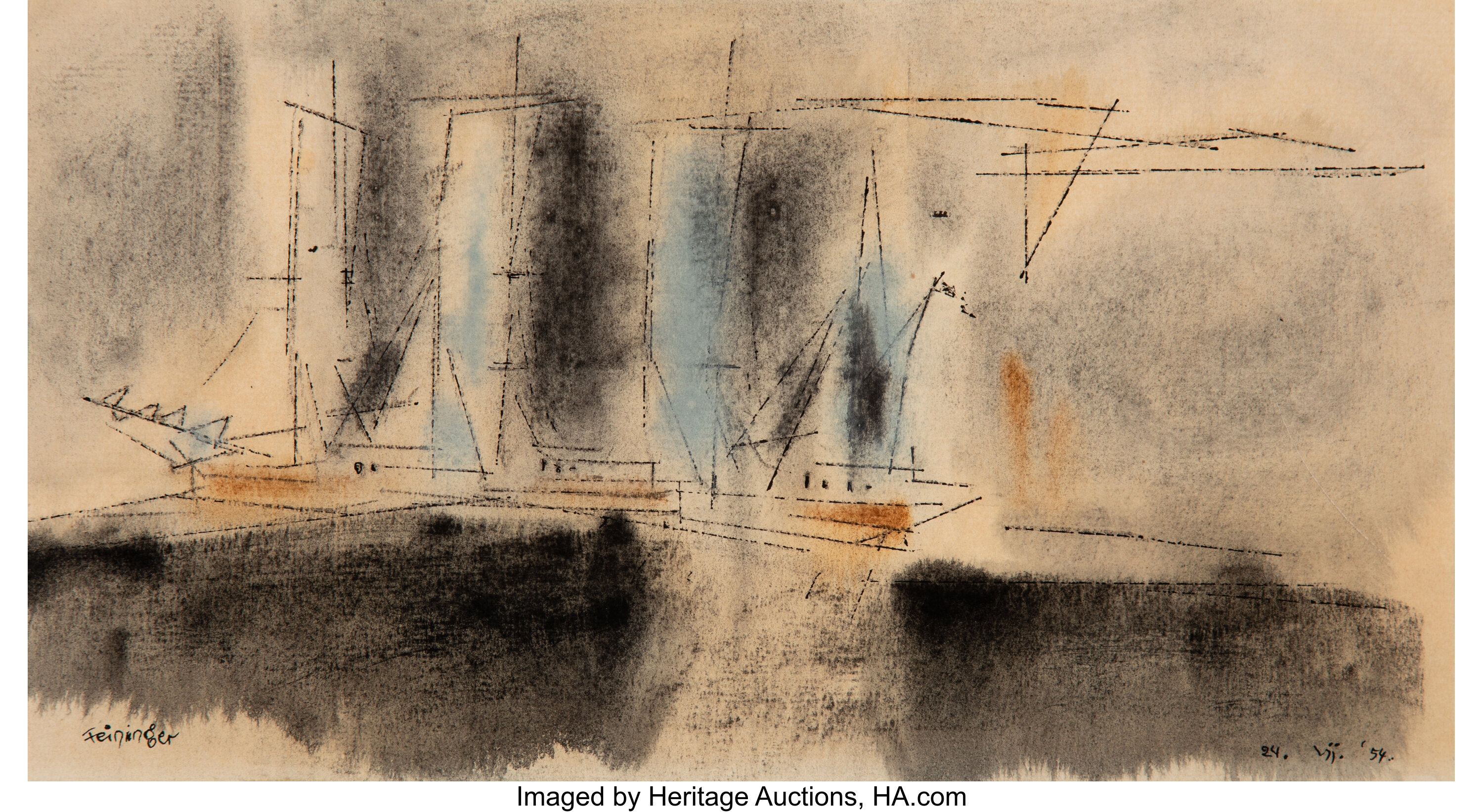 Lyonel Feininger Paintings for Sale | Value Guide | Heritage Auctions