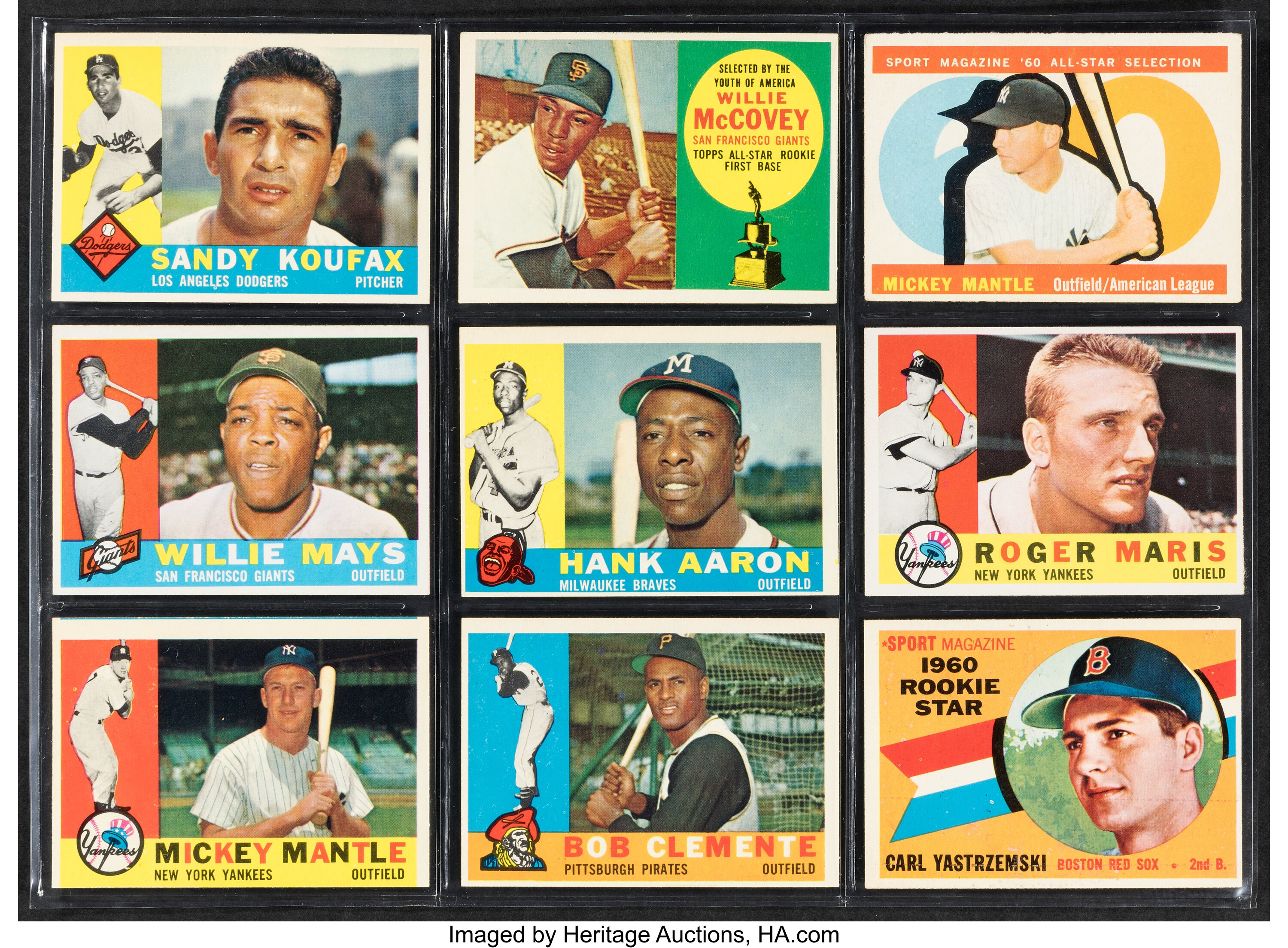 1960 Topps Baseball - Complete Set of 572... Memorabilia Trading | Lot ...