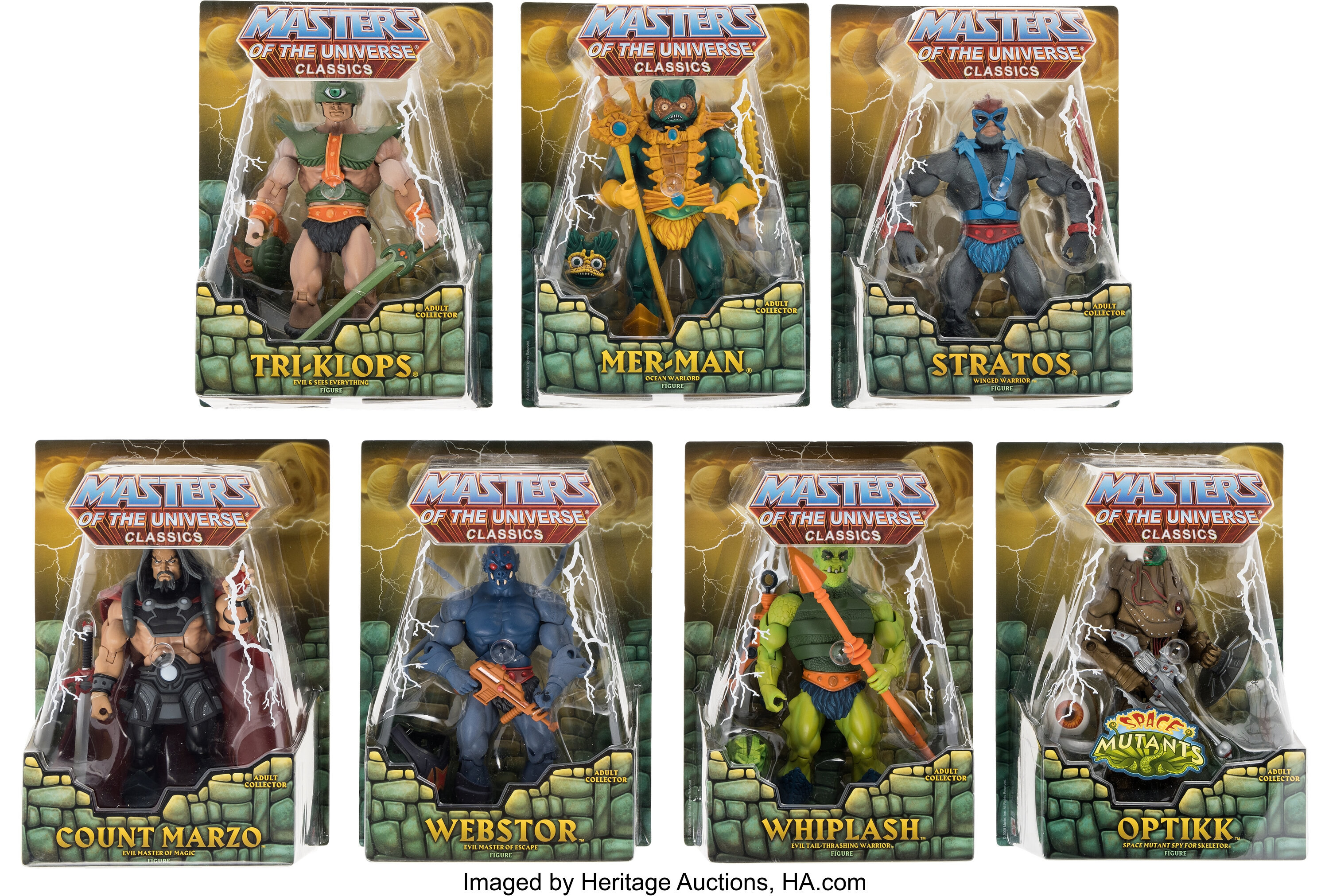 Masters of The Universe Classics Lot of 7 Figures A (Mattel, | Lot ...