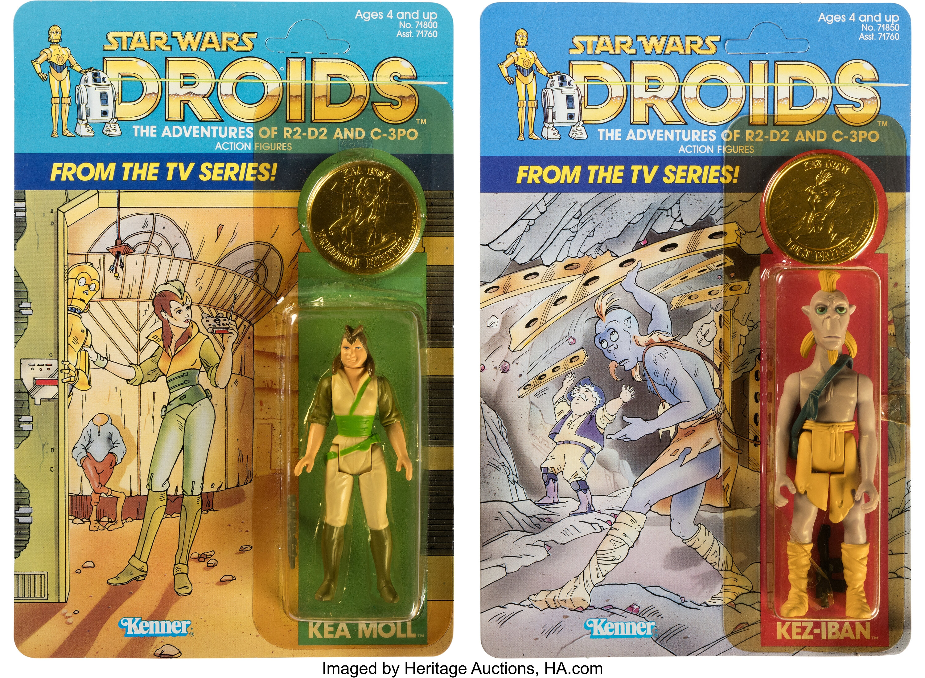 Star Wars Droids Kea Moll & Kez-Iban (Kenner, 1985).... Action | Lot ...