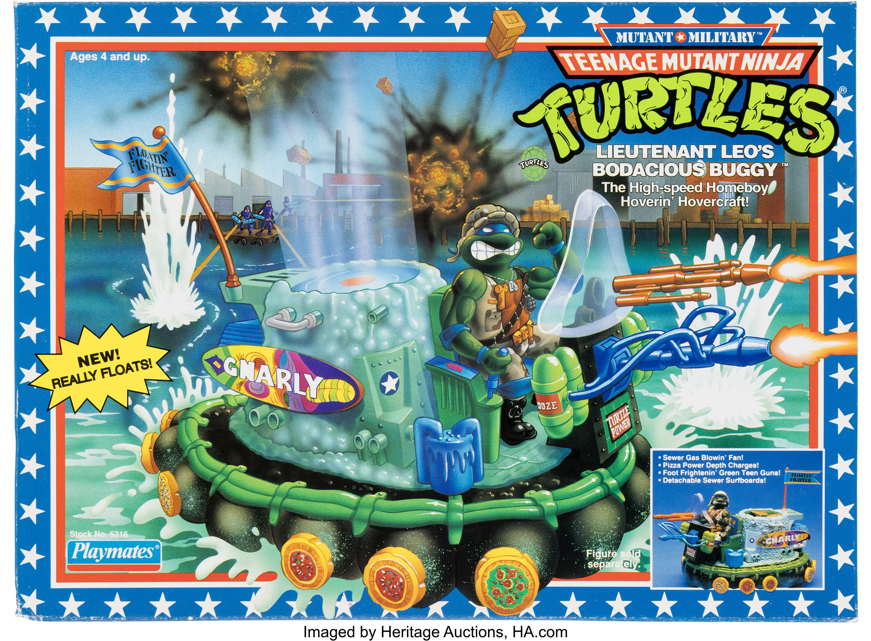 Teenage Mutant Ninja Turtles Mutant Military Lieutenant Leo's | Lot ...