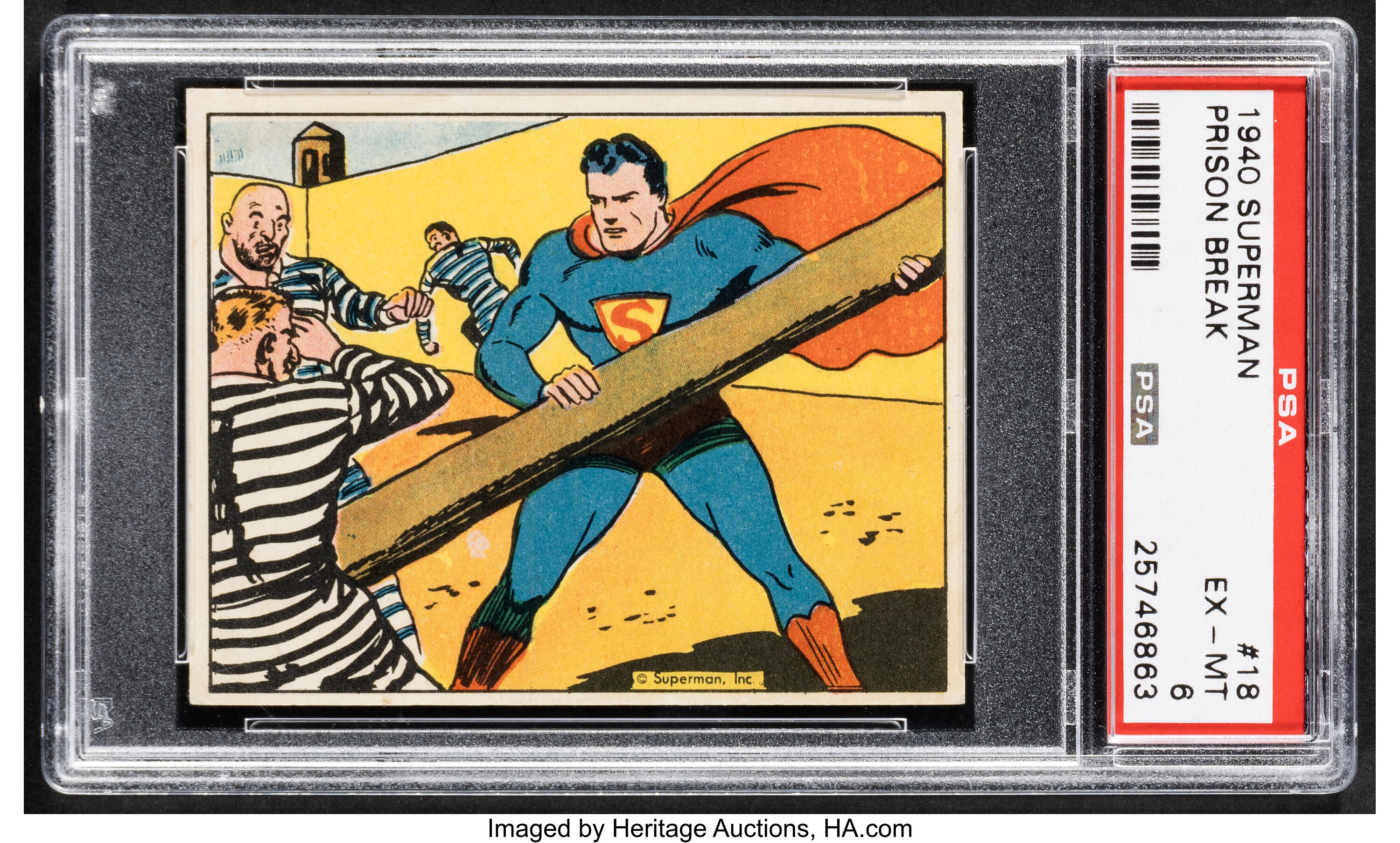 1940 Gum Inc. - Superman #18 Prison Break - PSA 6... Memorabilia | Lot ...
