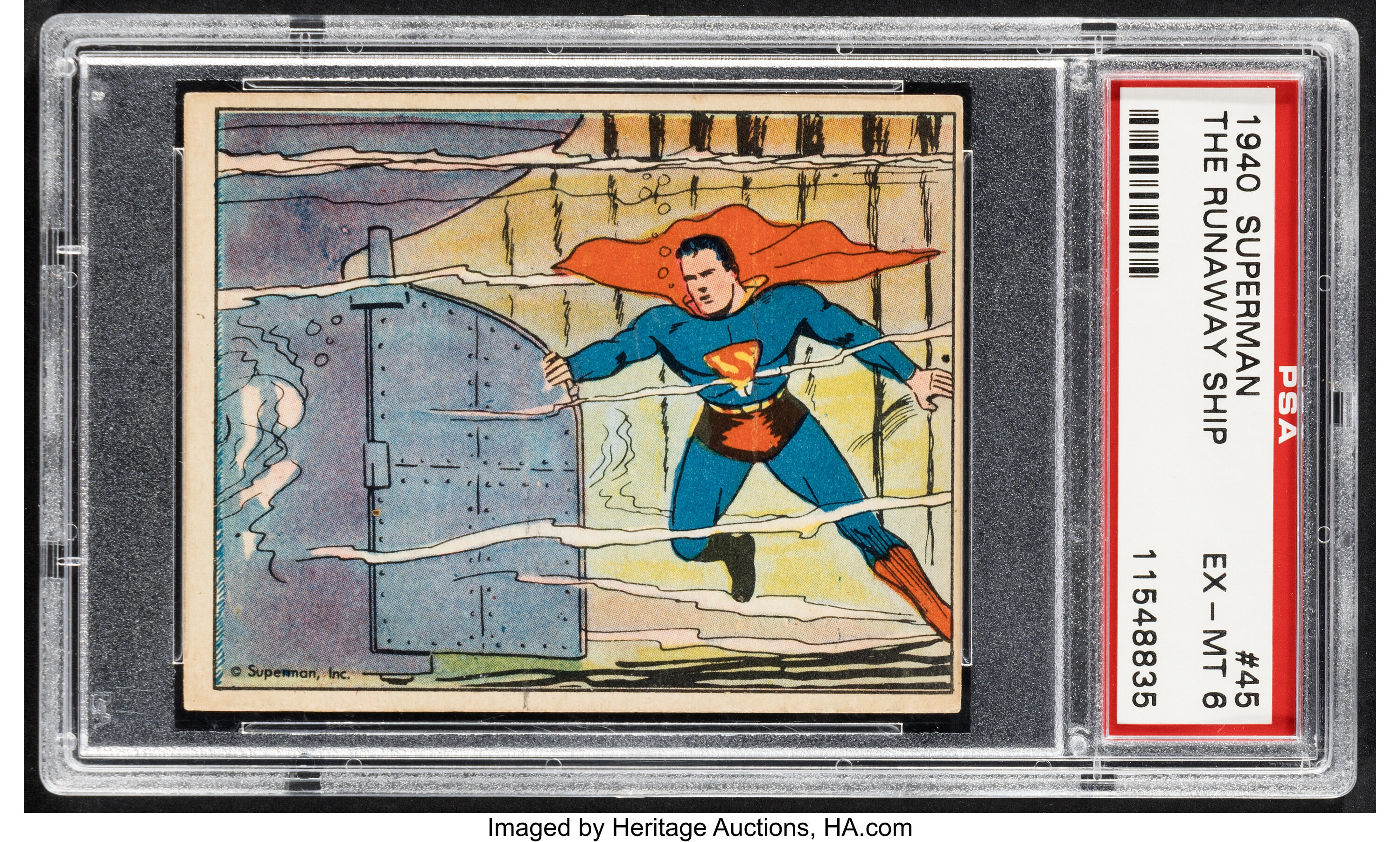 1940 Gum Inc. - Superman #45 The Runaway Ship - PSA 6... | Lot #77048 ...