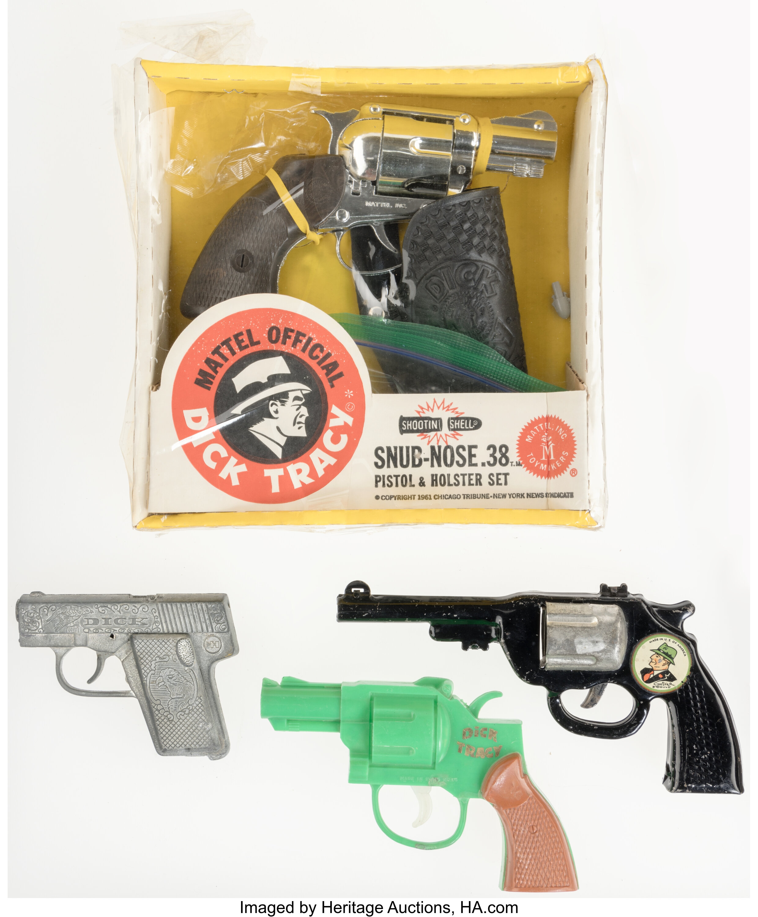 Dick Tracy Toy Gun Group of 4 (Various, 1930s-60s).... (Total: 4 | Lot ...