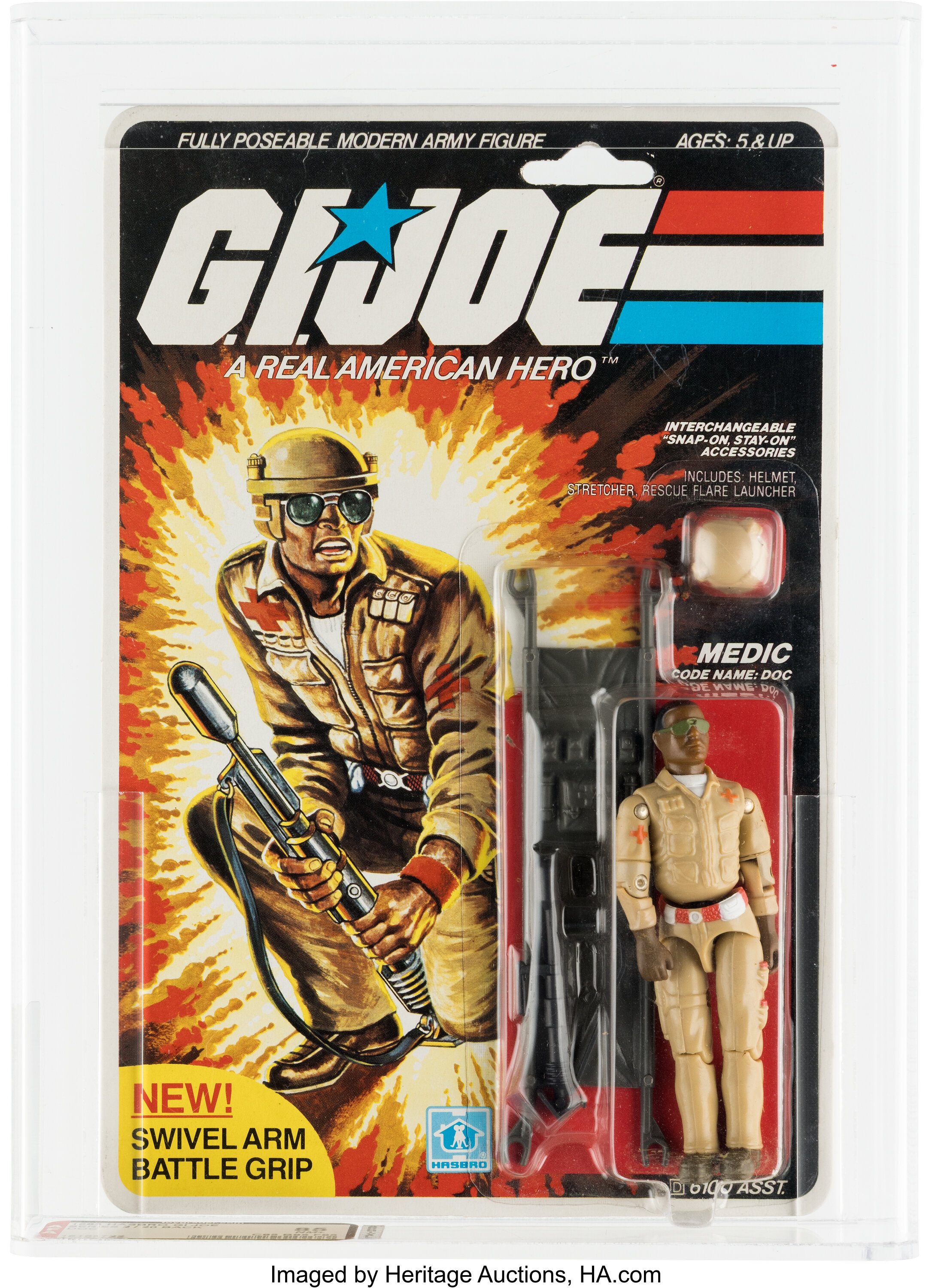 G.I. Joe Doc AFA 85 (Hasbro, 1983).... Action Figures GI Joe | Lot ...