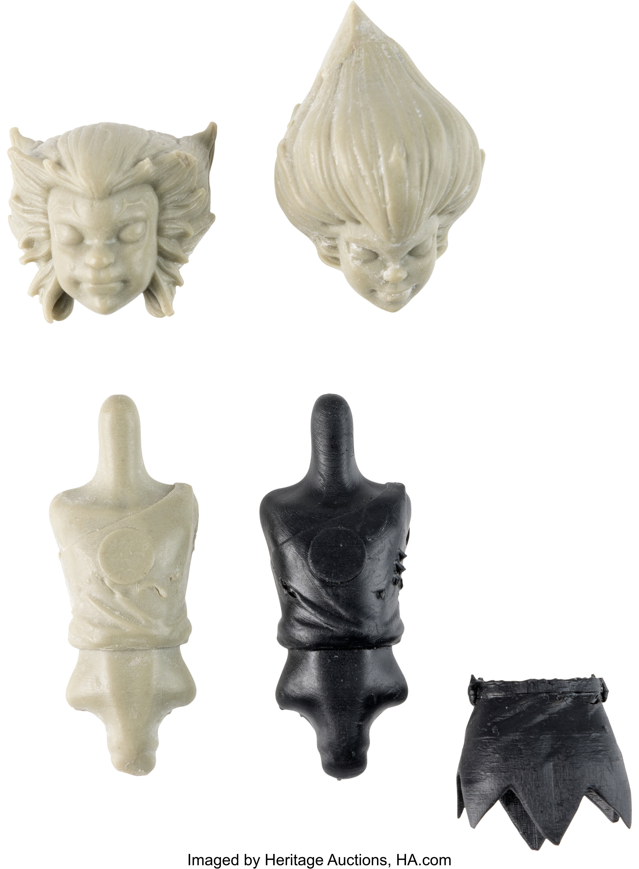 Thundercats Classics Wilykit & Wilykat Wax Sculpted Heads, Torso ...