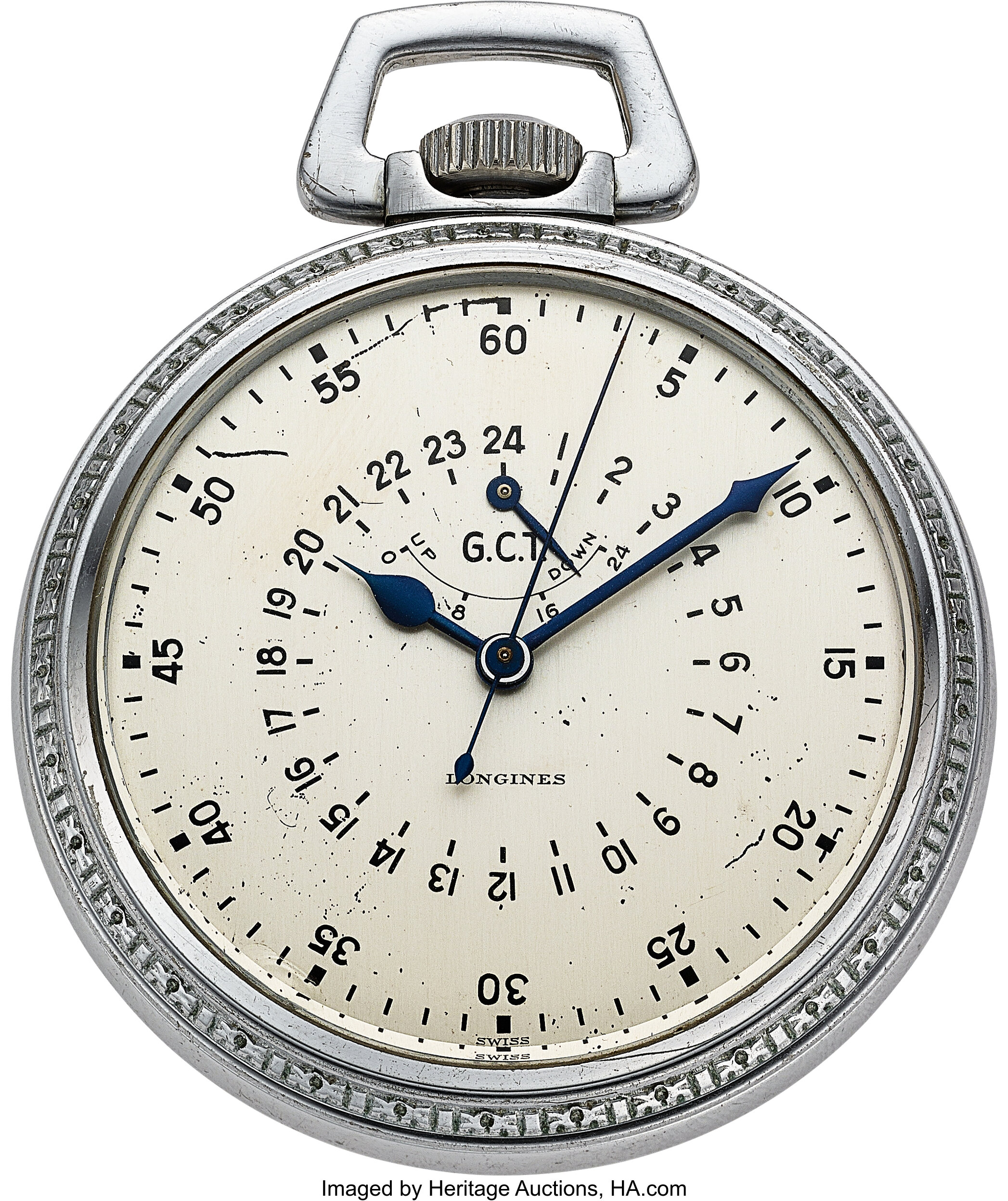 Longines-Wittnauer, U.S. Army A.C. Navigation Master Watch Type | Lot ...