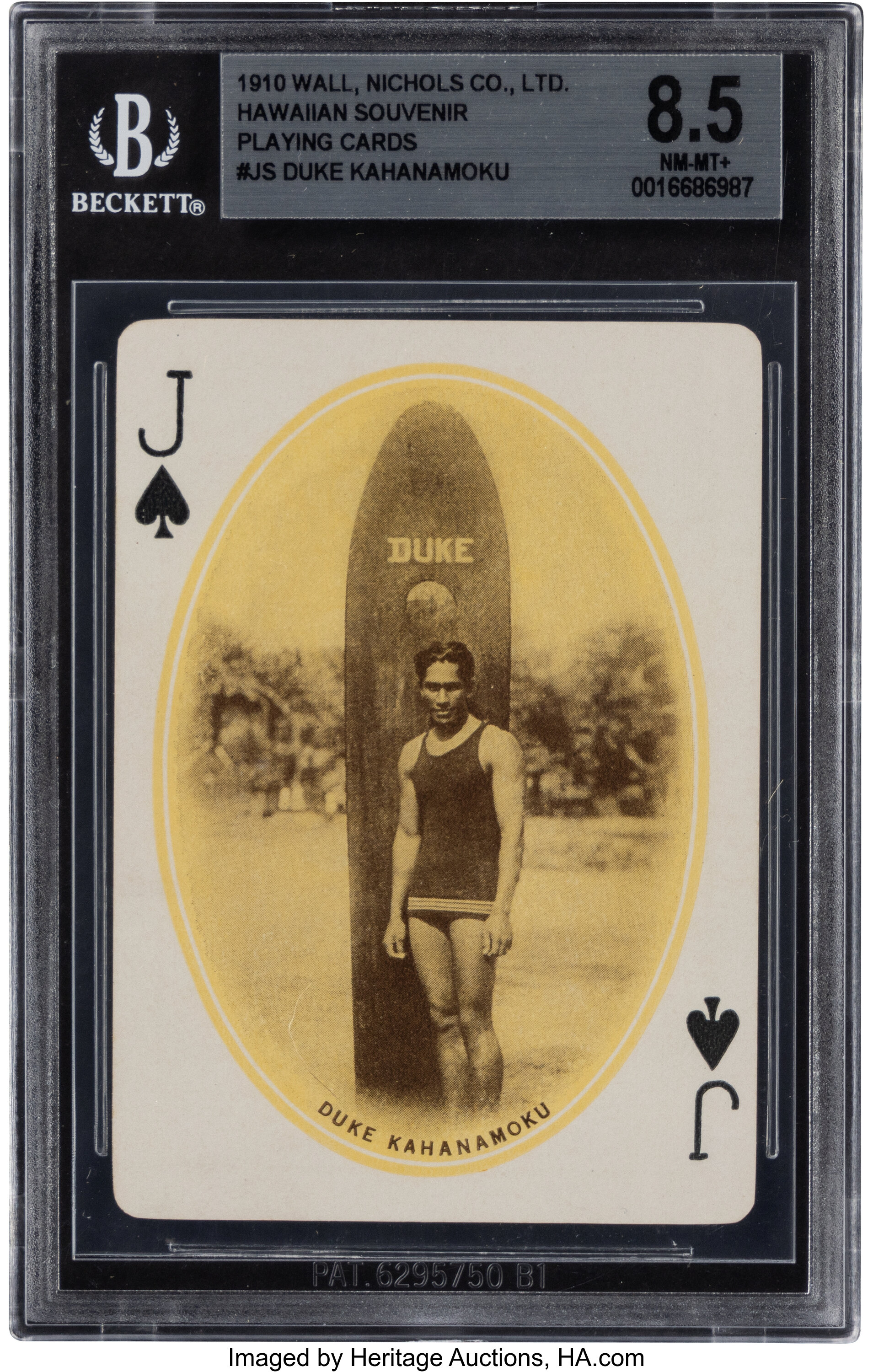 1910 Wall, Nichols Co., Ltd. Hawaiian Souvenir Playing Cards | Lot ...