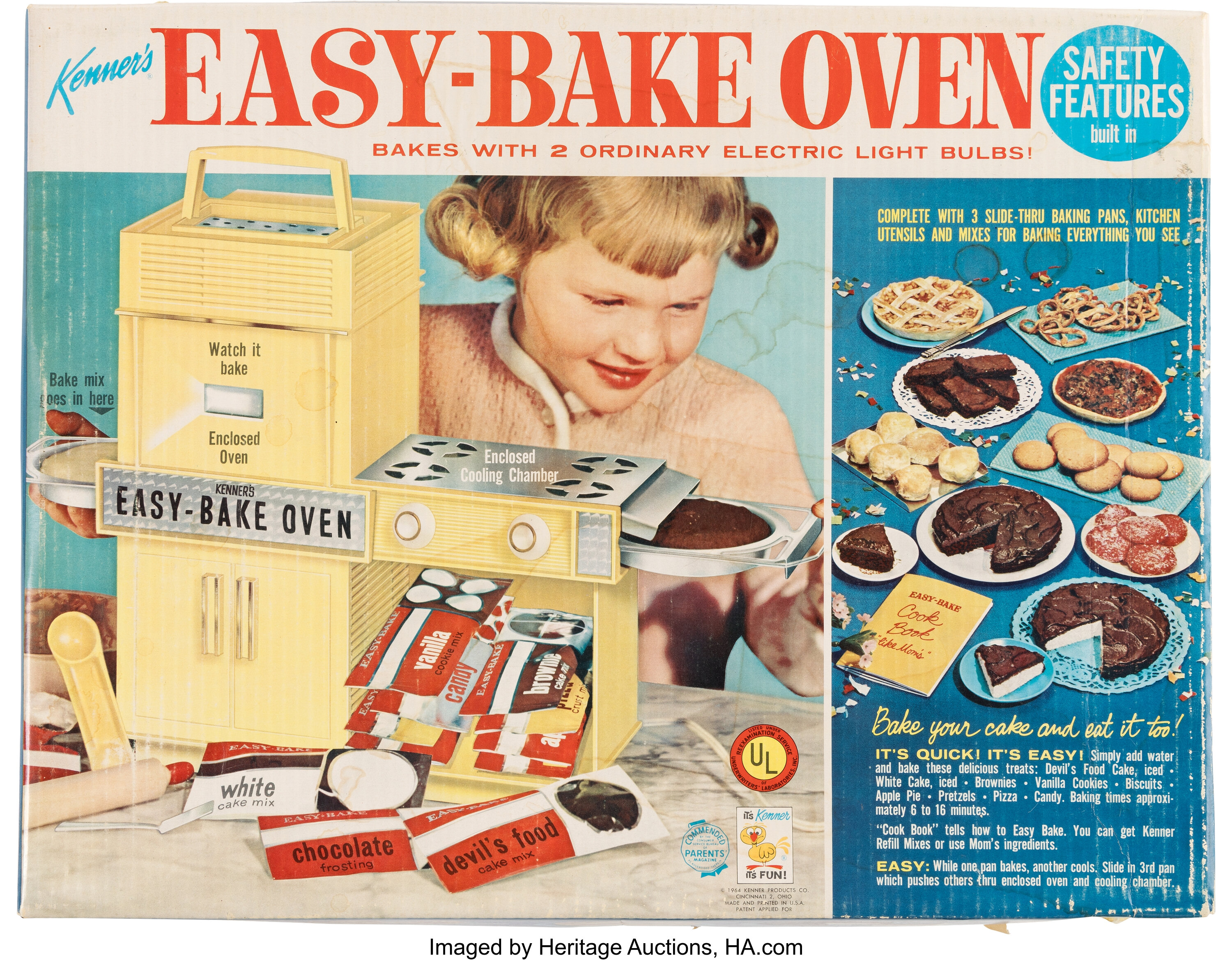 Easy-Bake Oven - Original Release (Kenner, 1963).... Toys Other | Lot ...