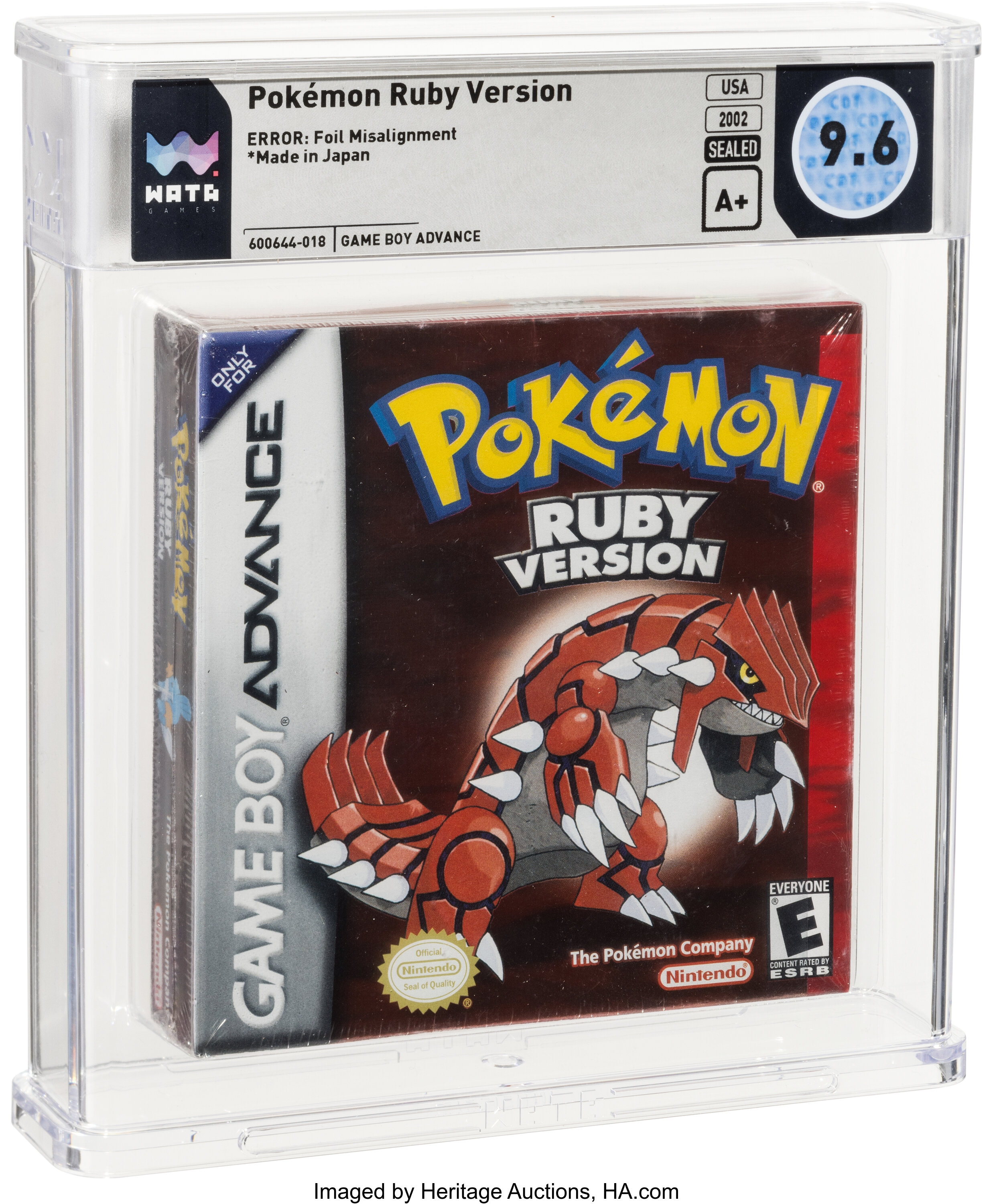 Pokémon Ruby Version - Wata 9.6 A+ Sealed [Error: Foil | Lot #28249 ...