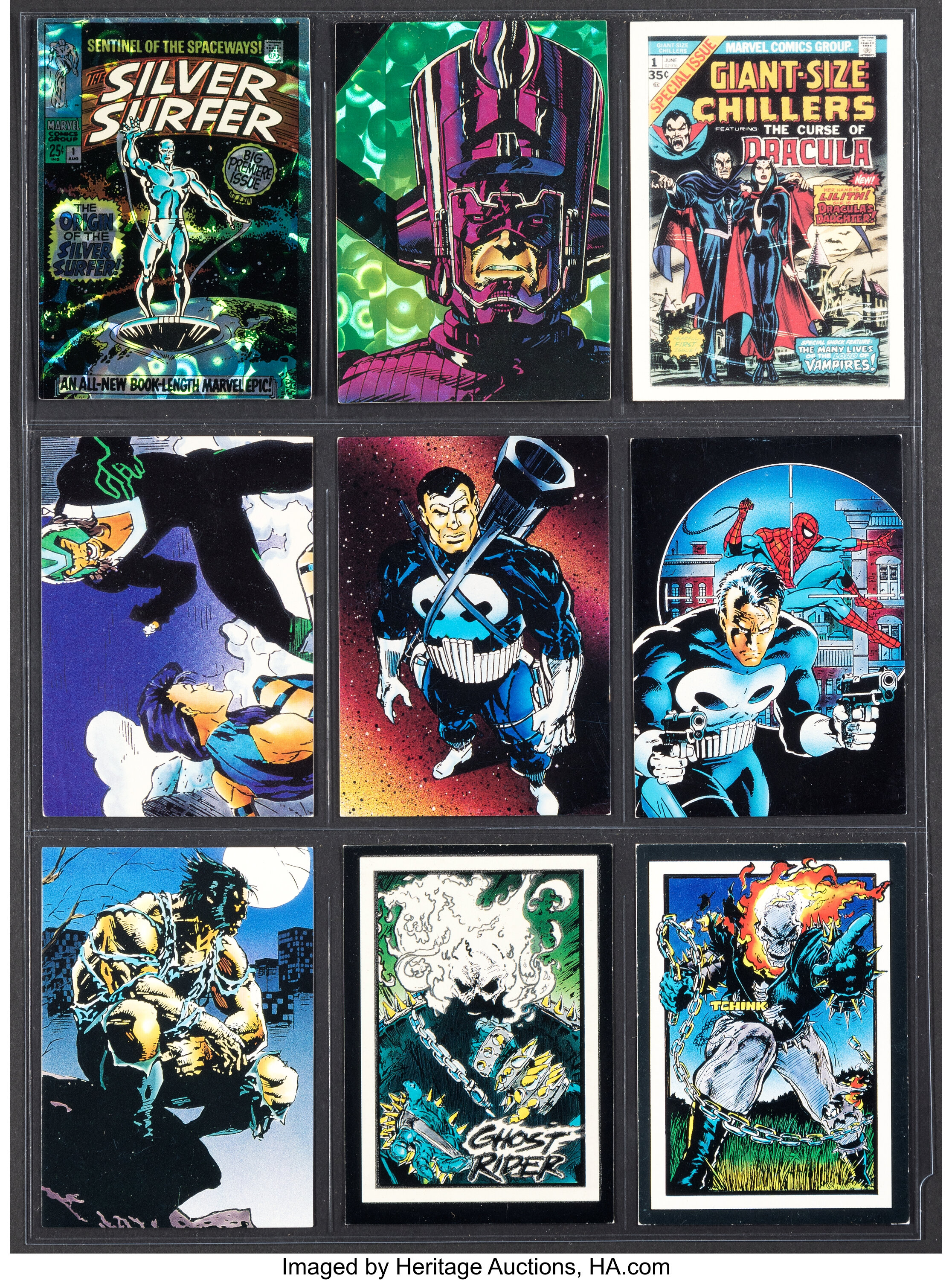 1991-1992 Comic Images Marvel Variety Trading Card Sets - 4 Partial ...
