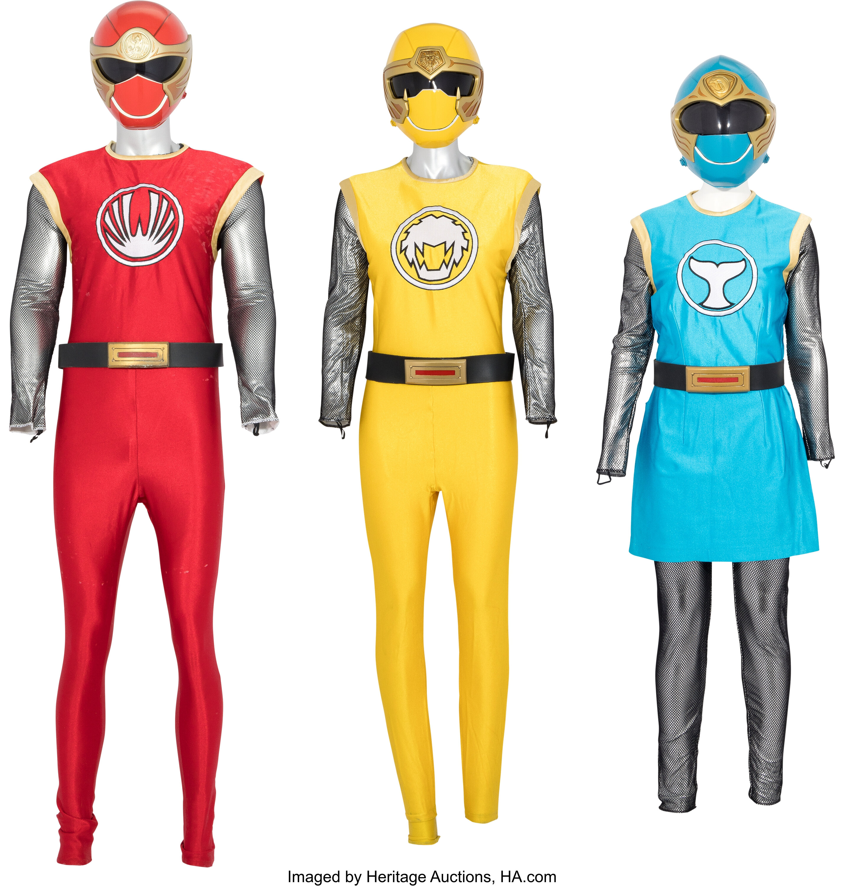 Power Rangers Ninja Storm (BVS Entertainment, 2003), Red, Blue and ...