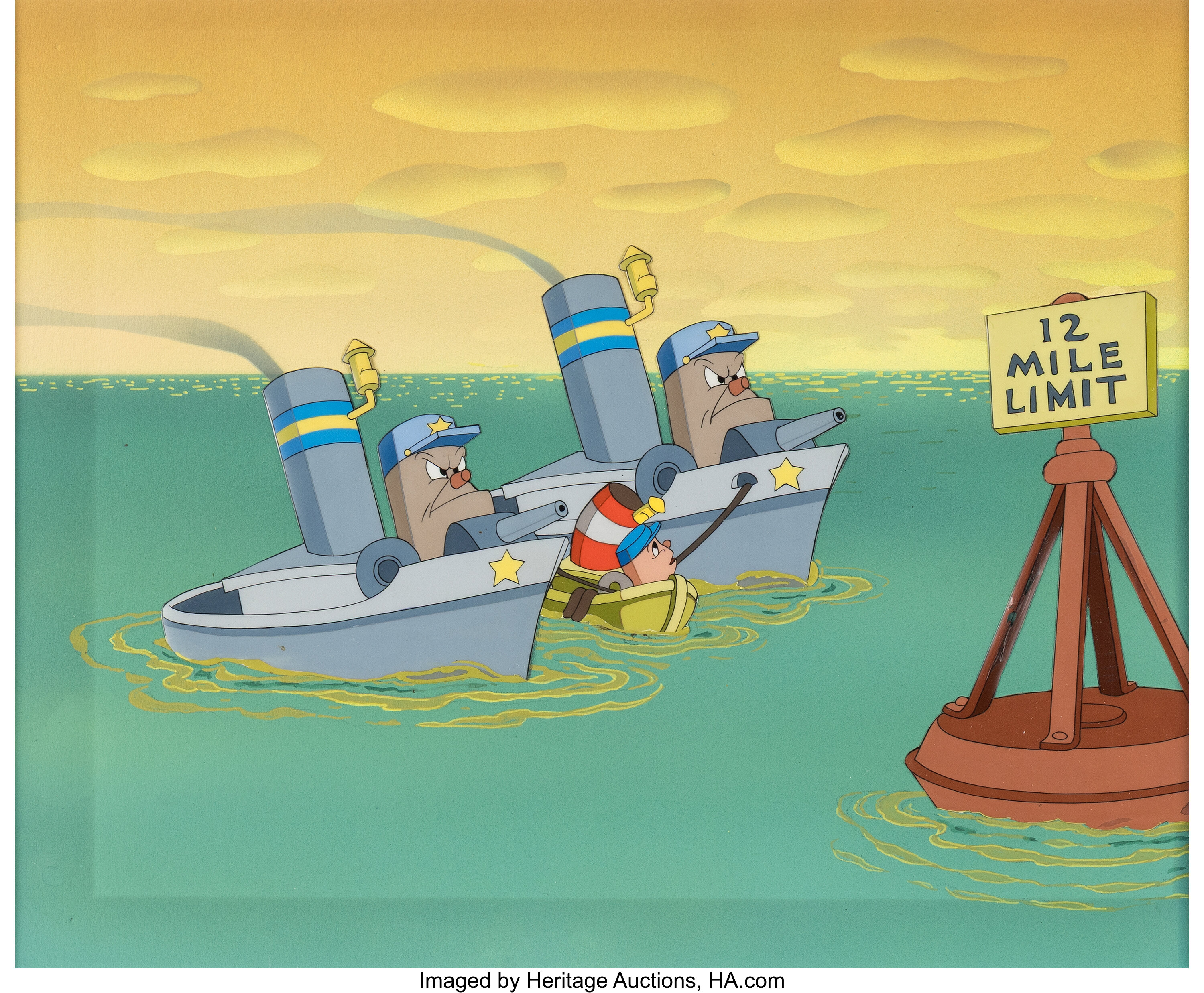 Melody Time "Little Toot" Police Boats and Little Toot Production | Lot ...