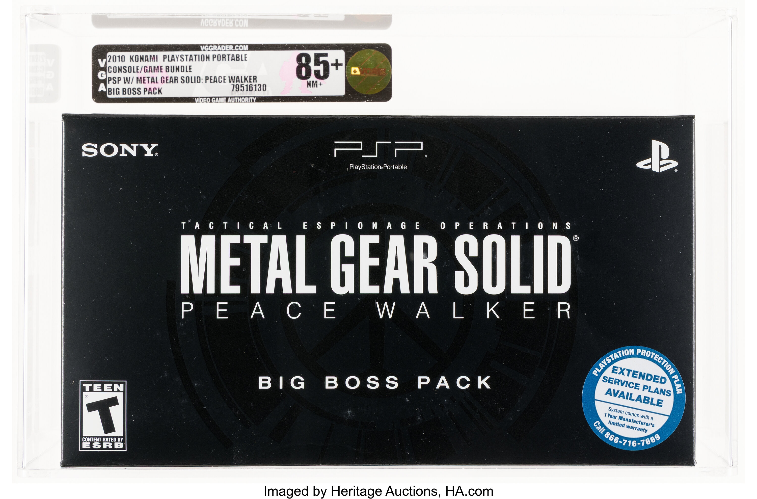 Sony PSP Console - VGA 85+ NM+ Sealed [Metal Gear Solid: Peace | Lot ...