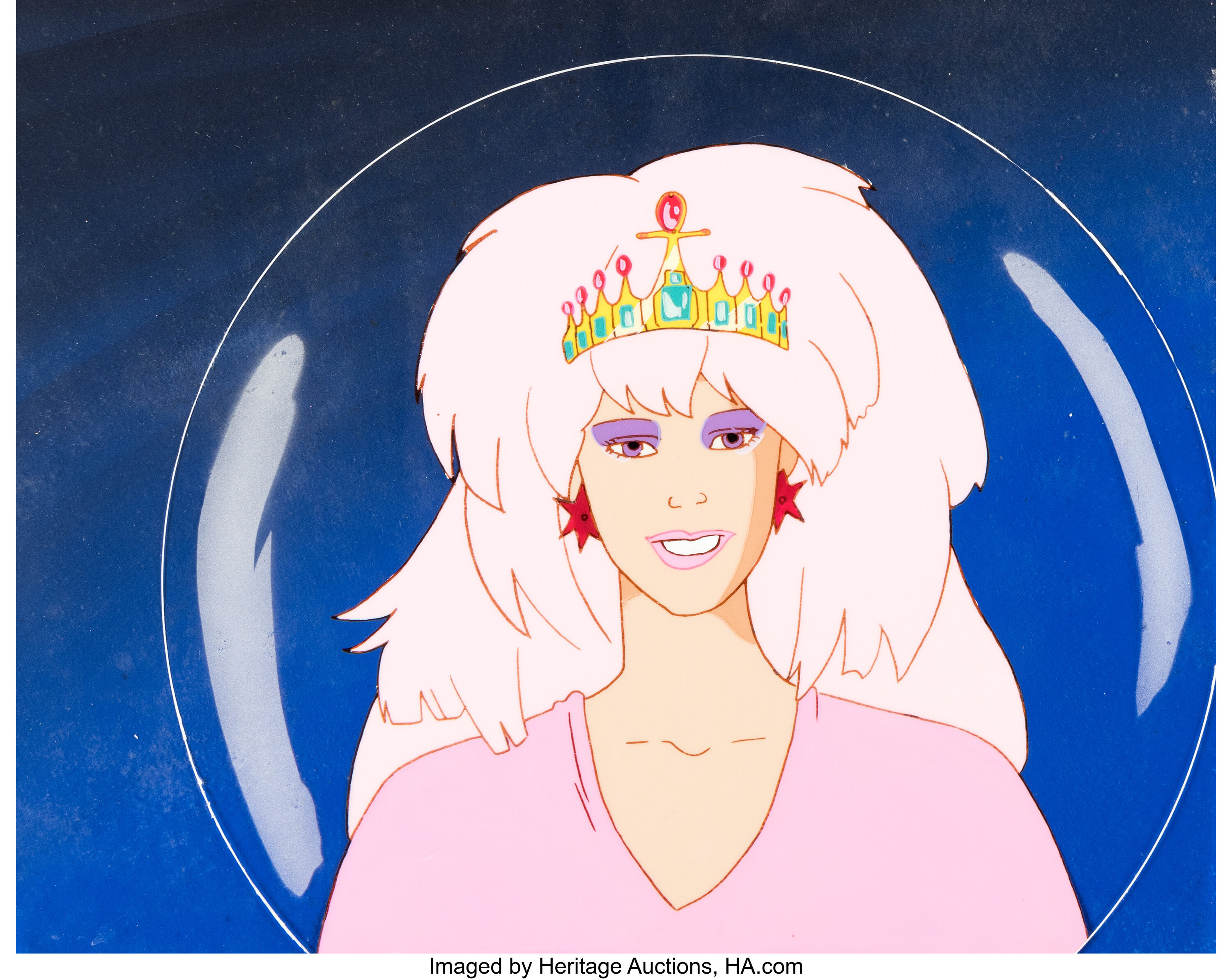 Jem and the Holograms "One Jem Too Many" Jem Production Cel Setup | Lot ...