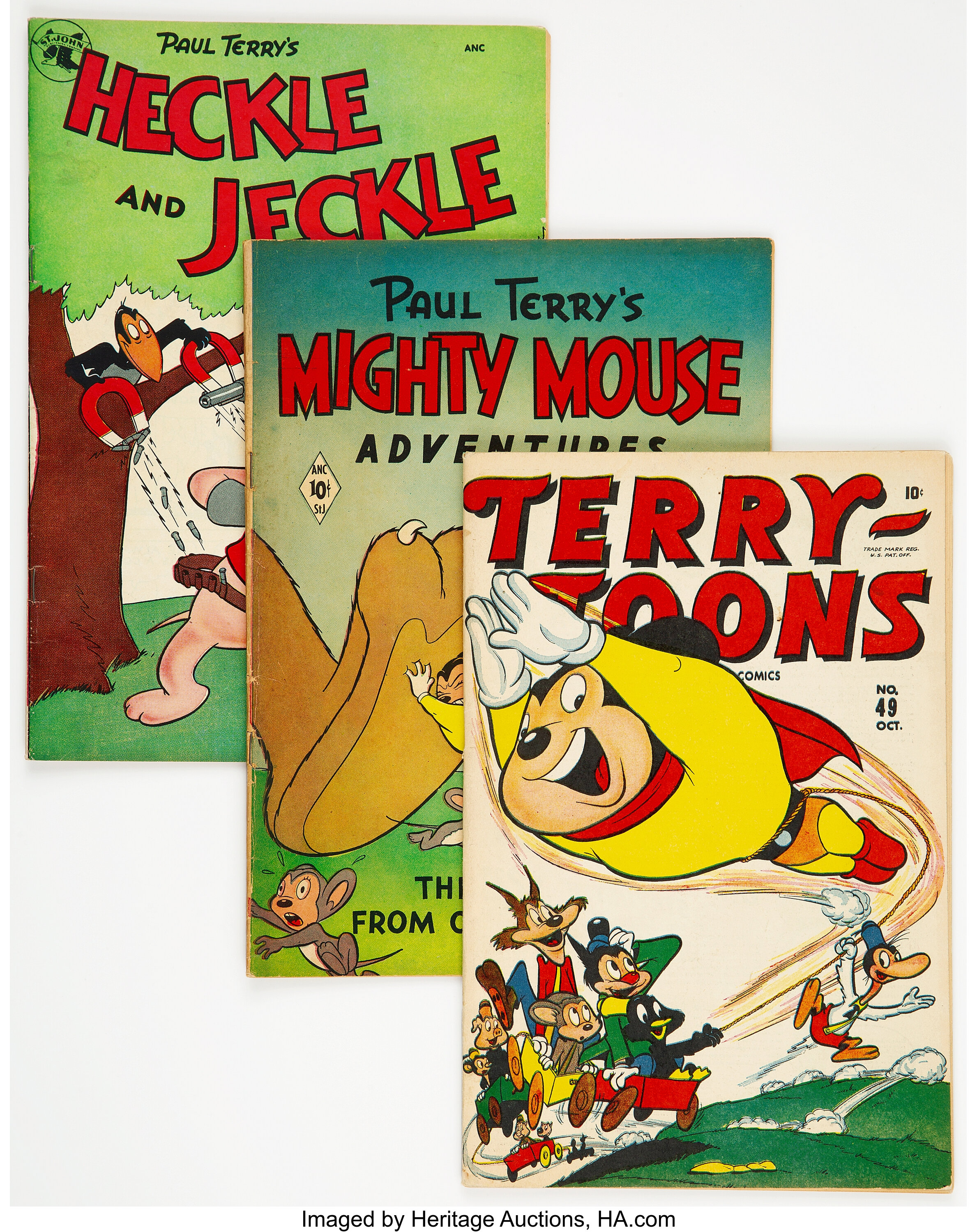 Paul Terry-Related Golden Age Comics Group of 12 (Various | Lot #13180 ...