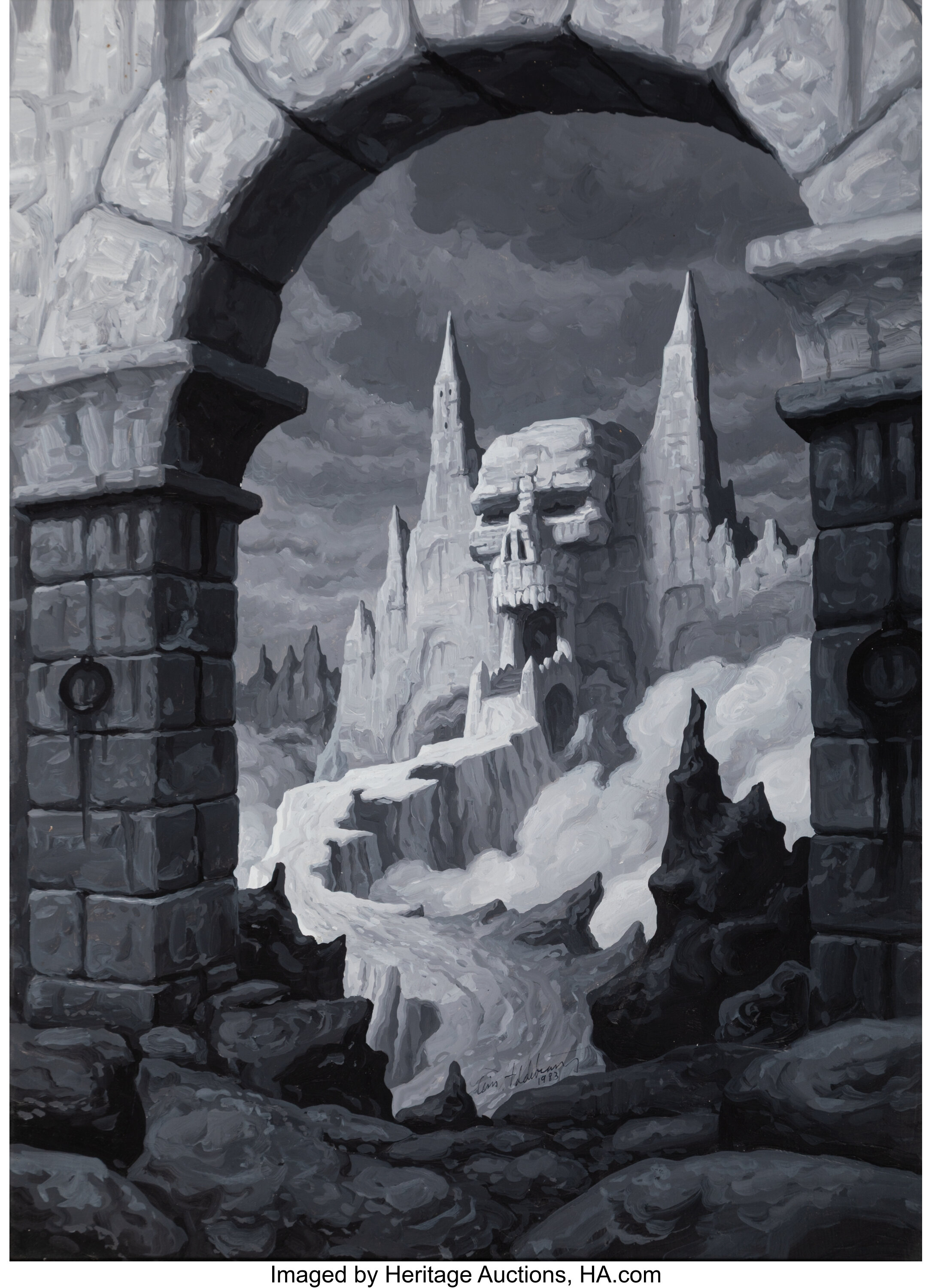Greg and Tim Hildebrandt (American, 20th Century). Skull Mountain ...
