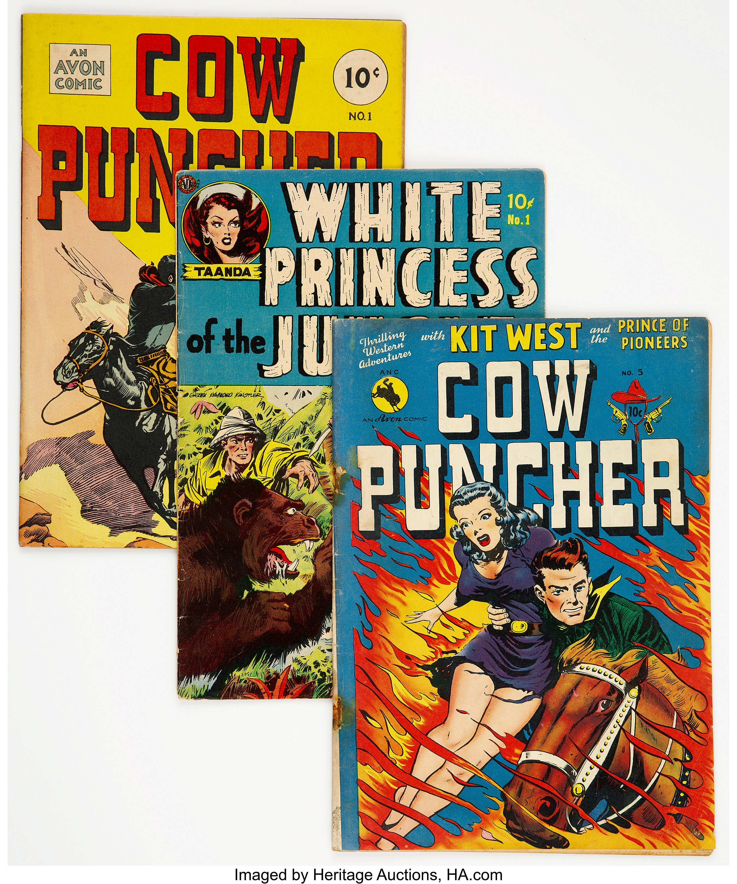Avon and other Golden Age Comics Group of 13 (Various Publishers, | Lot ...