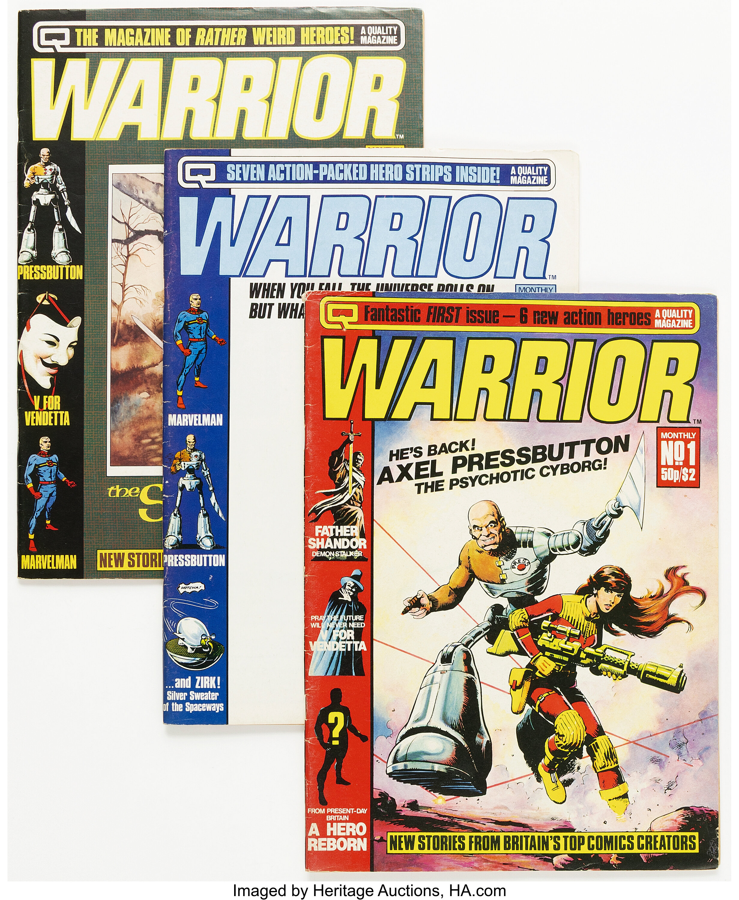Warrior Group of 10 (Quality Communications Ltd., 1982-84) | Lot #16174 ...