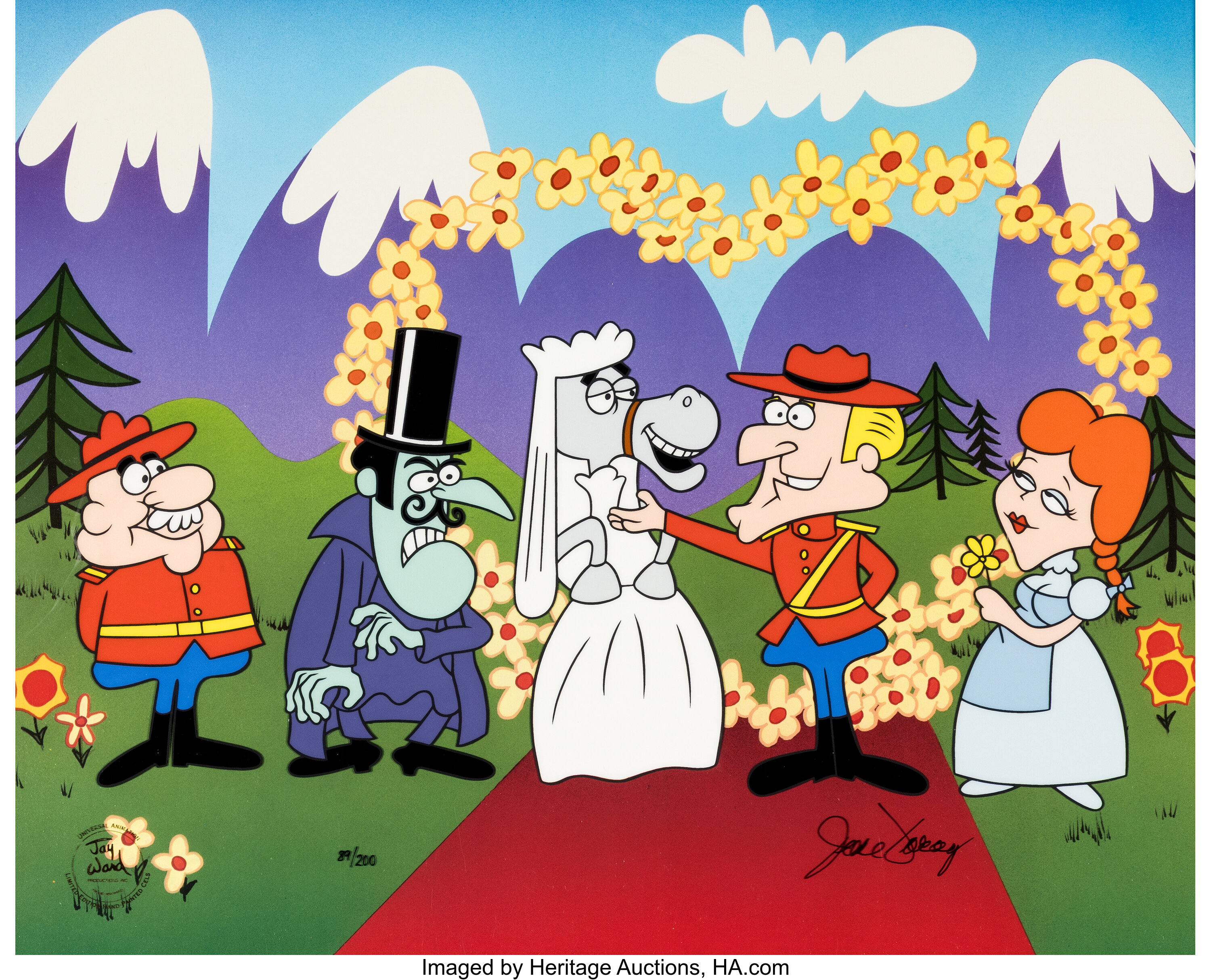 Dudley Do-Right and Friends "Dudley's Stable Marriage" Limited | Lot ...