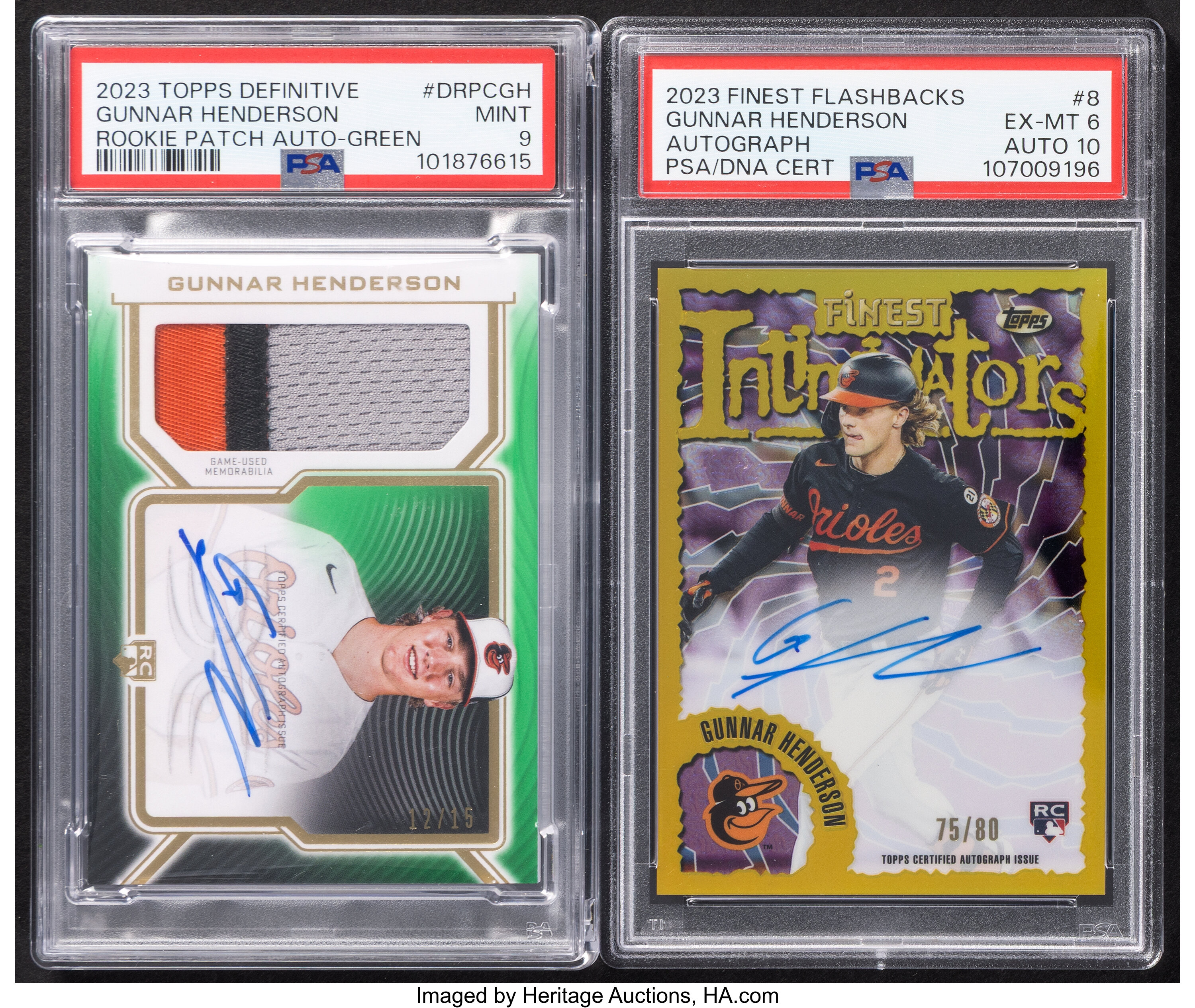 2023 Topps Brand Gunnar Henderson Rookie Collection (10).... | Lot ...